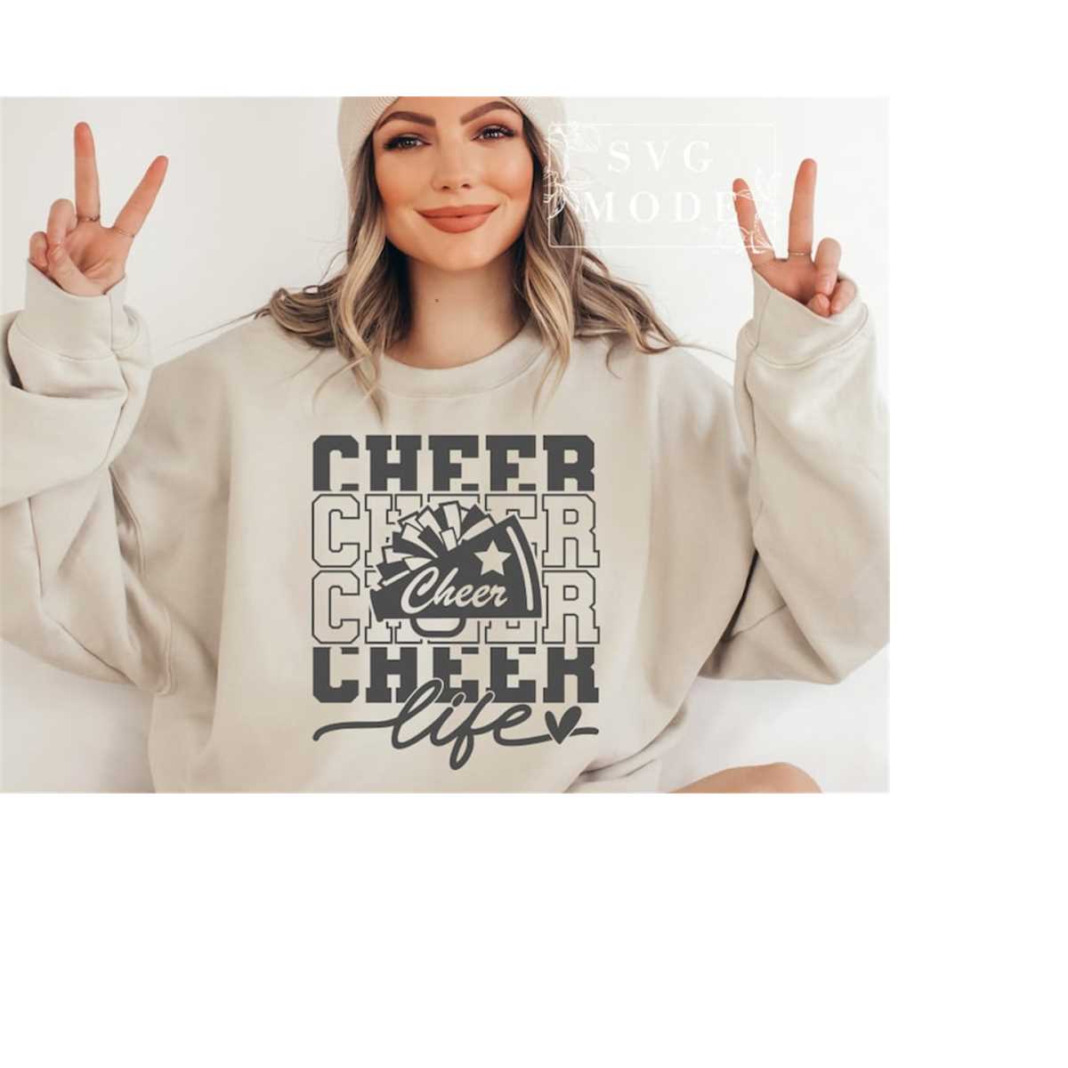 Cheer Life SVG PNG, Cheerleader Svg, Team Spirit Svg, Cheer | Inspire ...