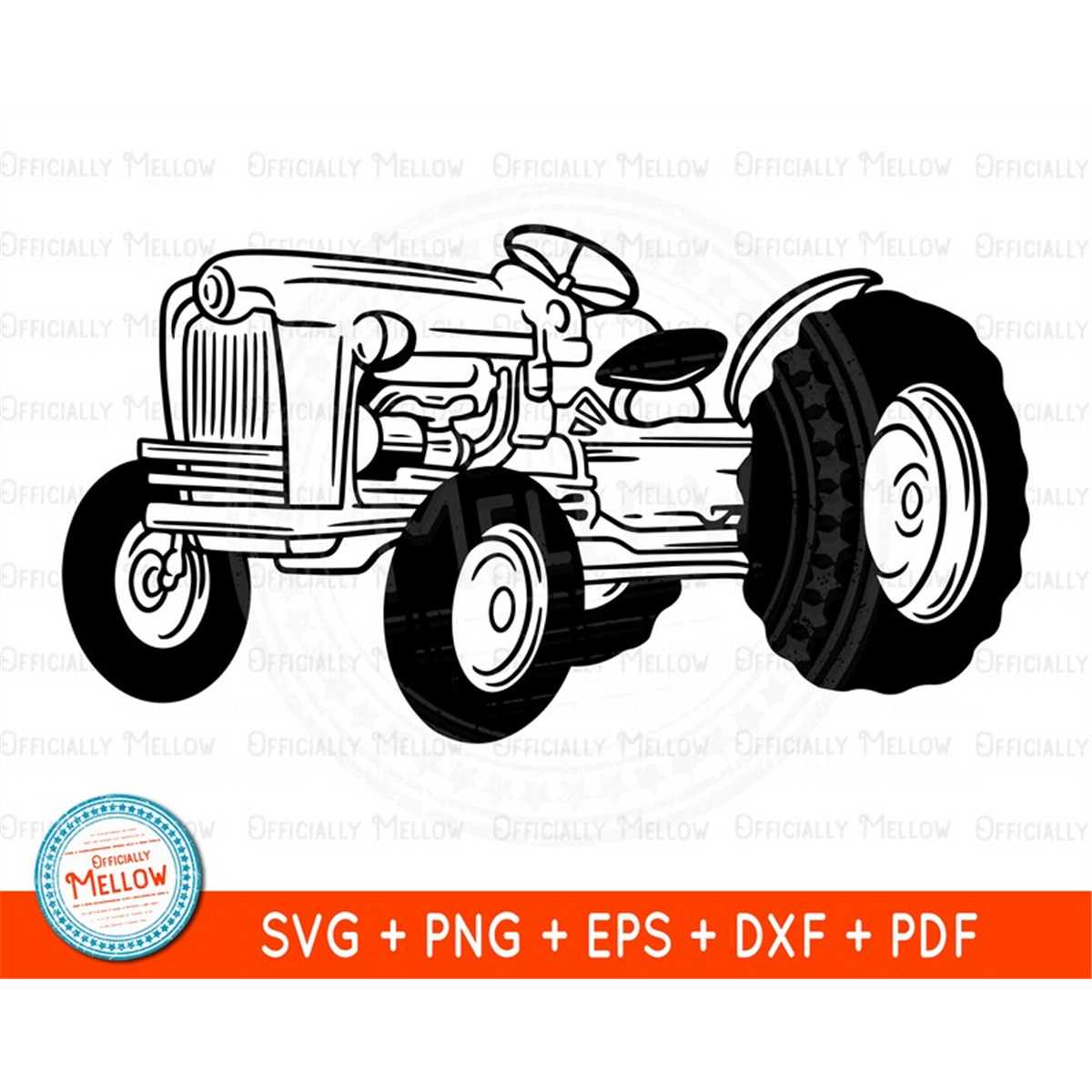 Tractor Silhouette Clip Art