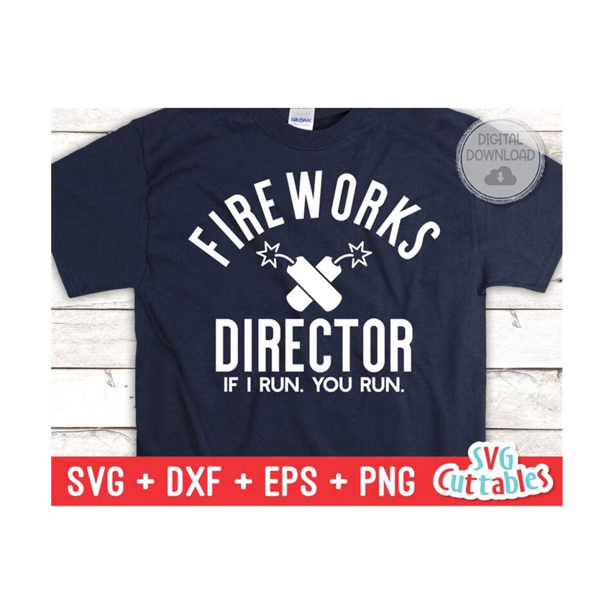 Fireworks Director svg - Patriotic Cut File - 4th of July - | Inspire ...