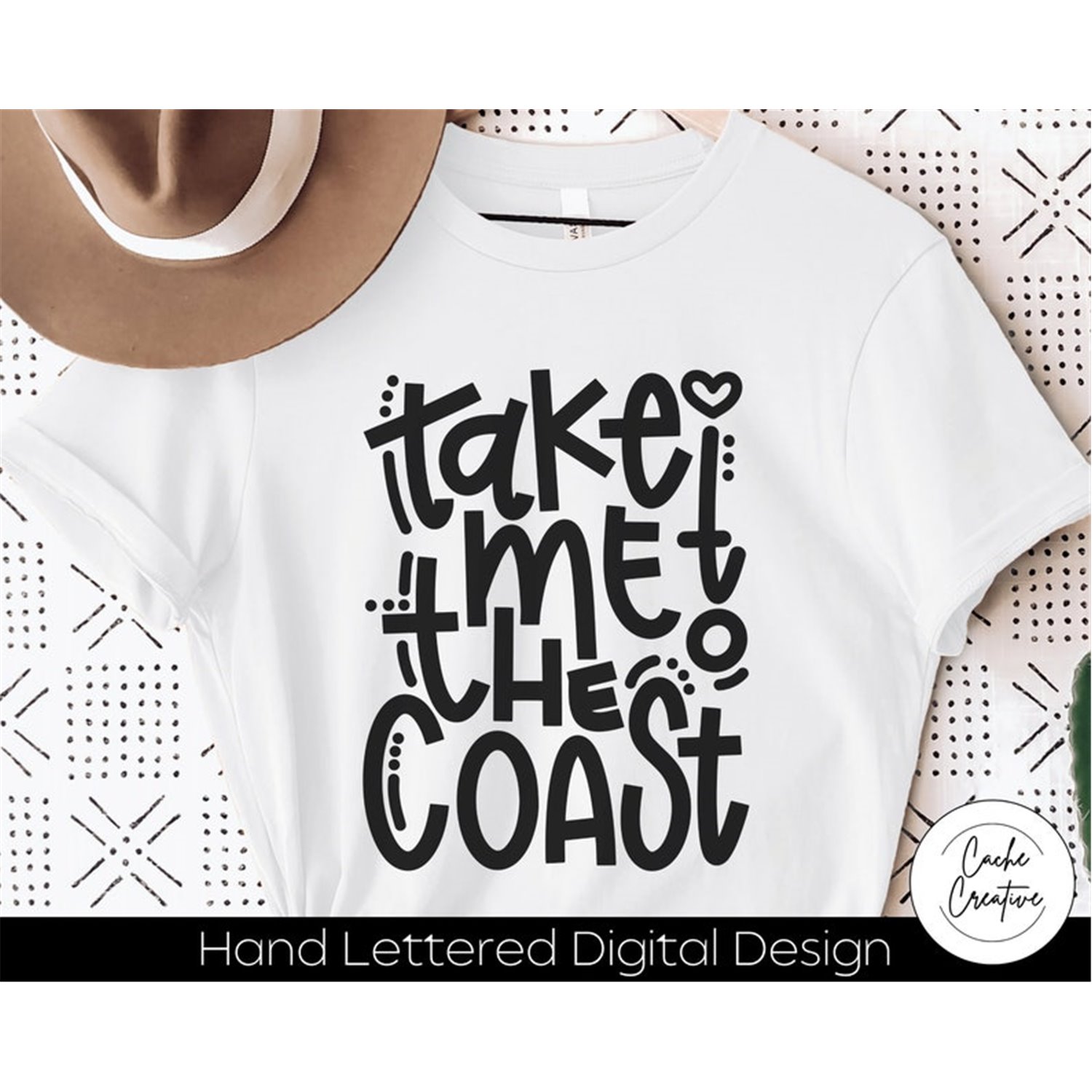 Take Me To The Coast SVG INSTANT DOWNLOAD dxf, svg, eps, png | Inspire ...