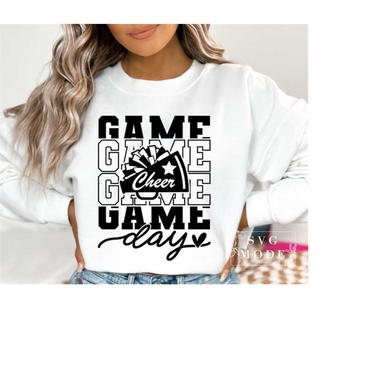 Cheer Mode SVG PNG, Cheer Game Day Svg, Team Spirit Svg, Che | Inspire ...
