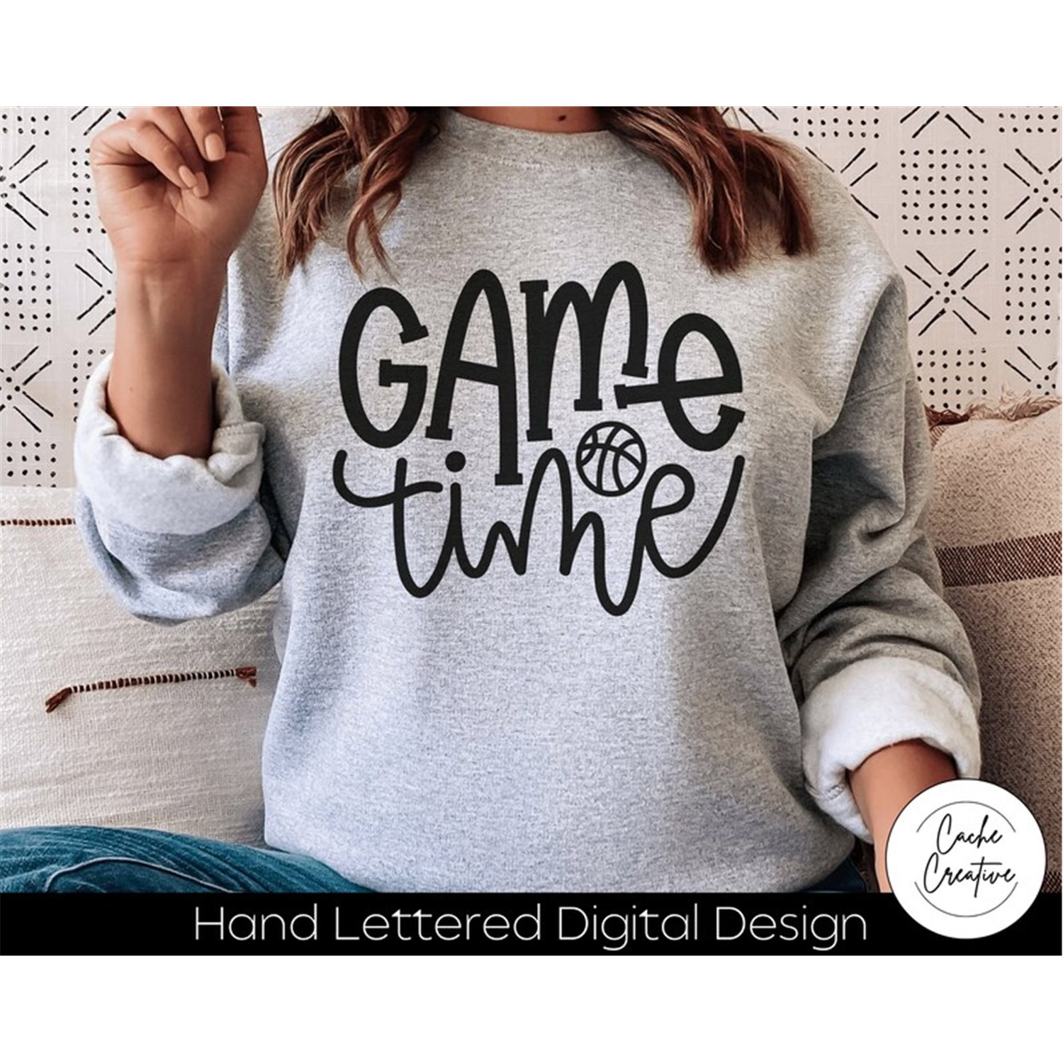 Game Time Basketball SVG INSTANT DOWNLOAD dxf, svg, eps, png | Inspire Uplift