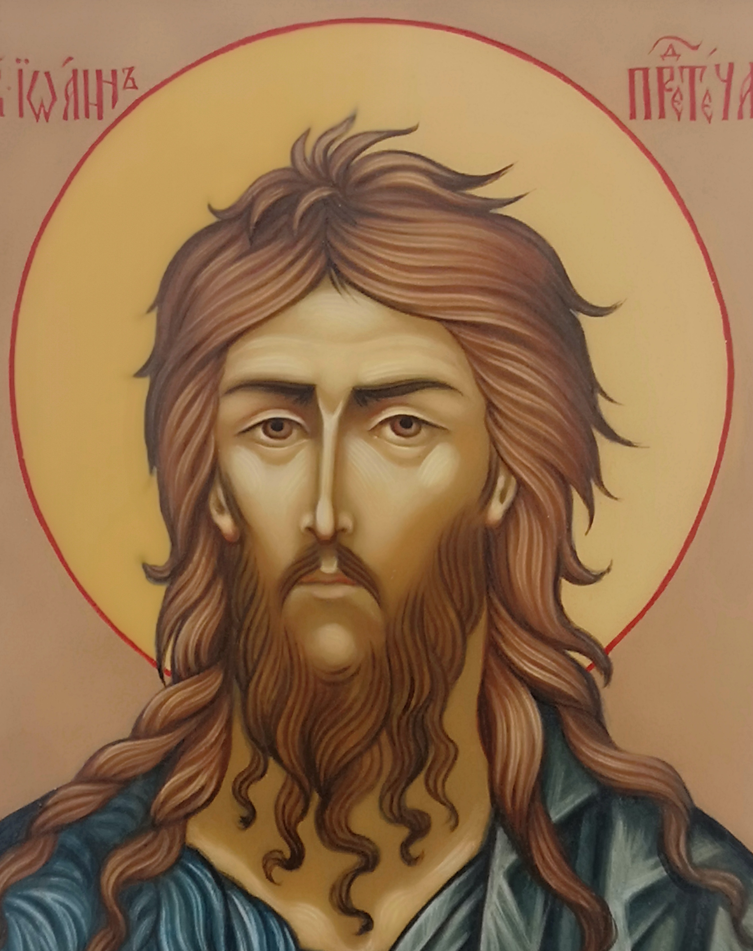 Icon of St John the Baptist. Handpainted icon. Orthodox icon | Inspire ...