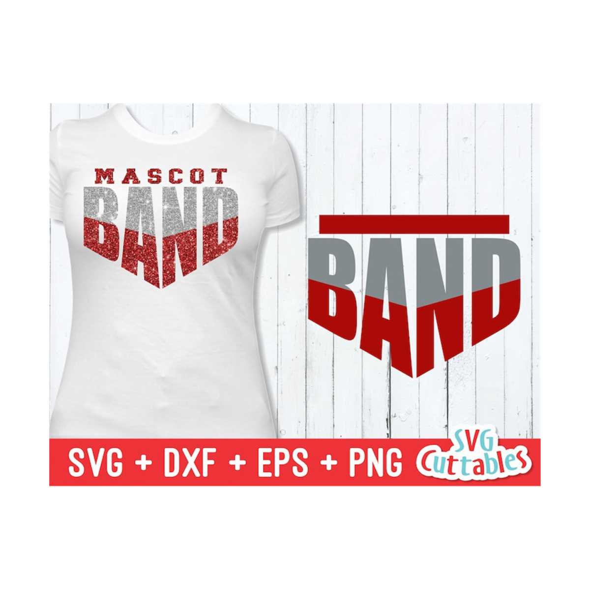 Band svg Cut File - Band Template 002- svg - eps - dxf - png - Inspire ...