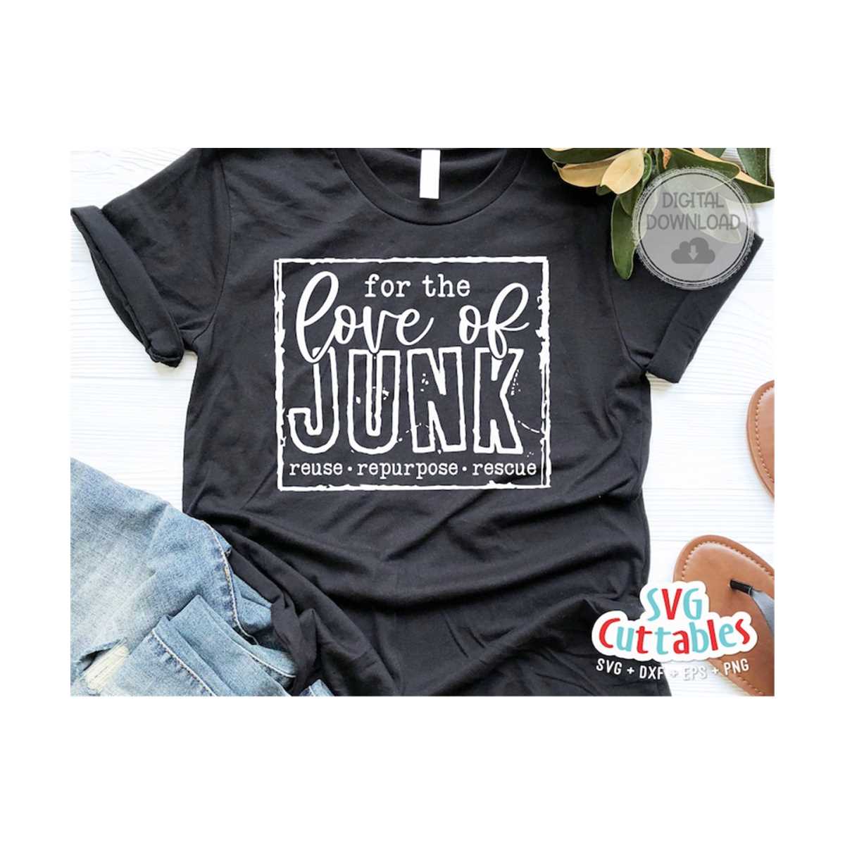 For The Love Of Junk svg - Yard Sale Cut File - Thrift Stor | Inspire ...