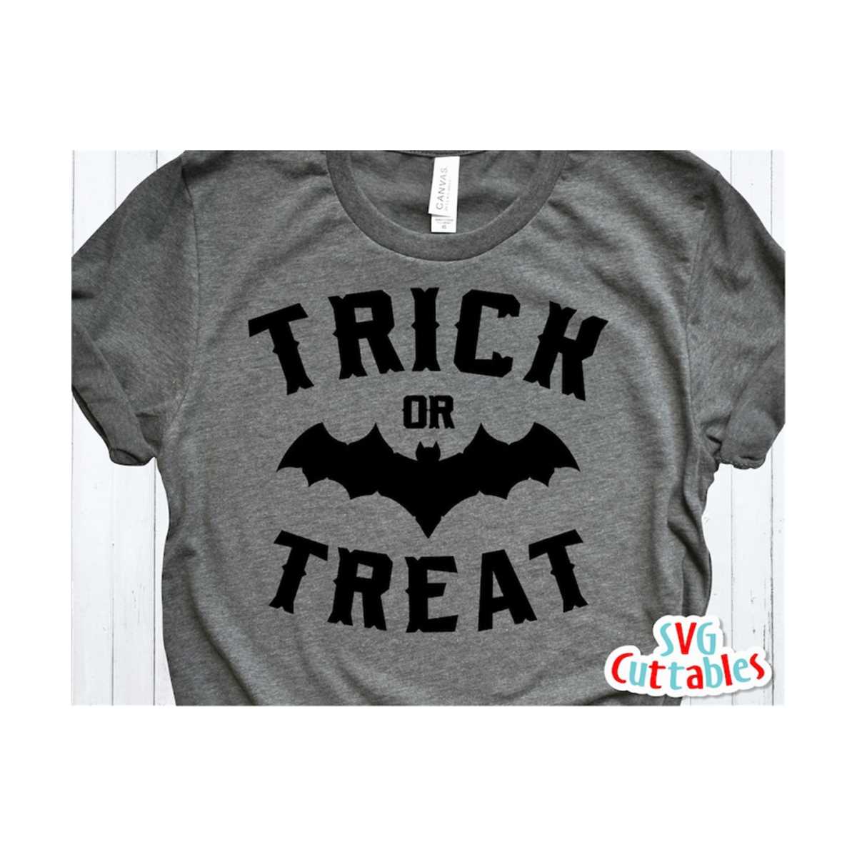 Halloween svg - dxf - eps - Trick or Treat - Bat - Halloween - Inspire ...