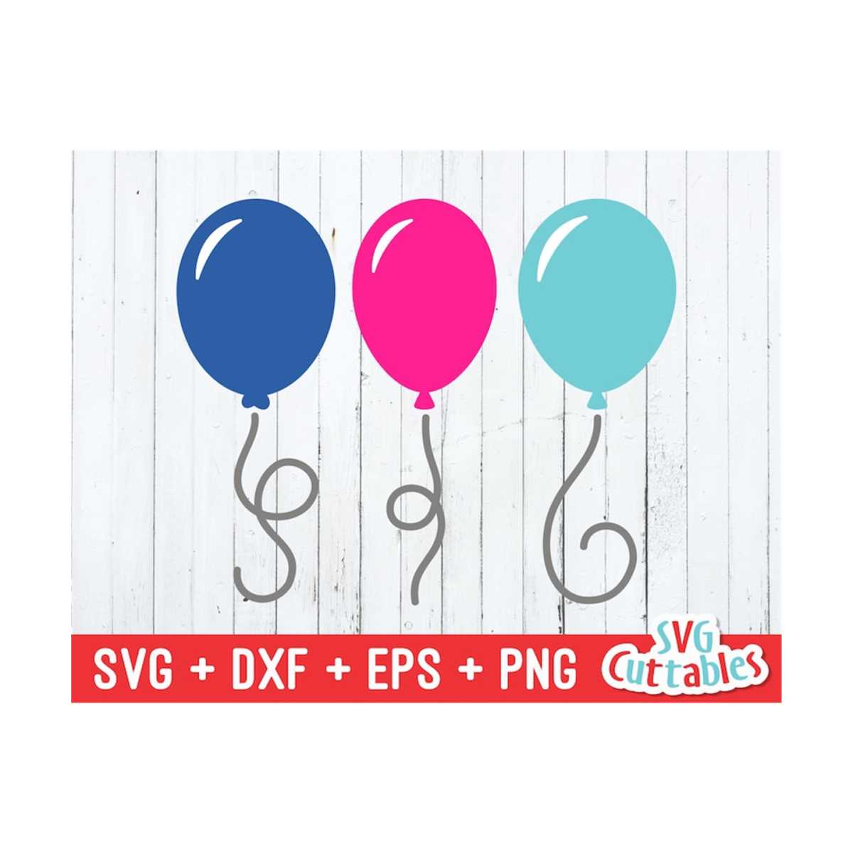 Balloon svg - Birthday Balloons Cut File - svg - svg - dxf - - Inspire ...