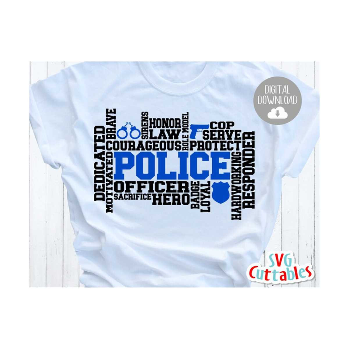 Police svg - Police Word Art - Cut File - svg - eps - dxf - - Inspire ...