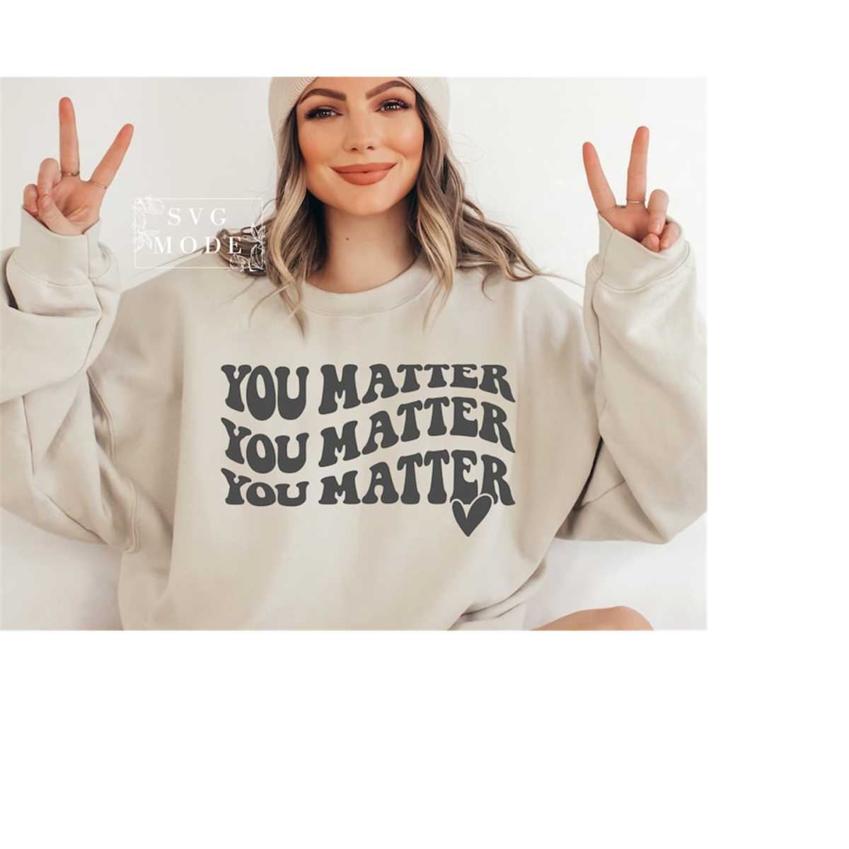 You Matter SVG PNG PDF, Positive Svg, Teacher Appreciation S | Inspire ...