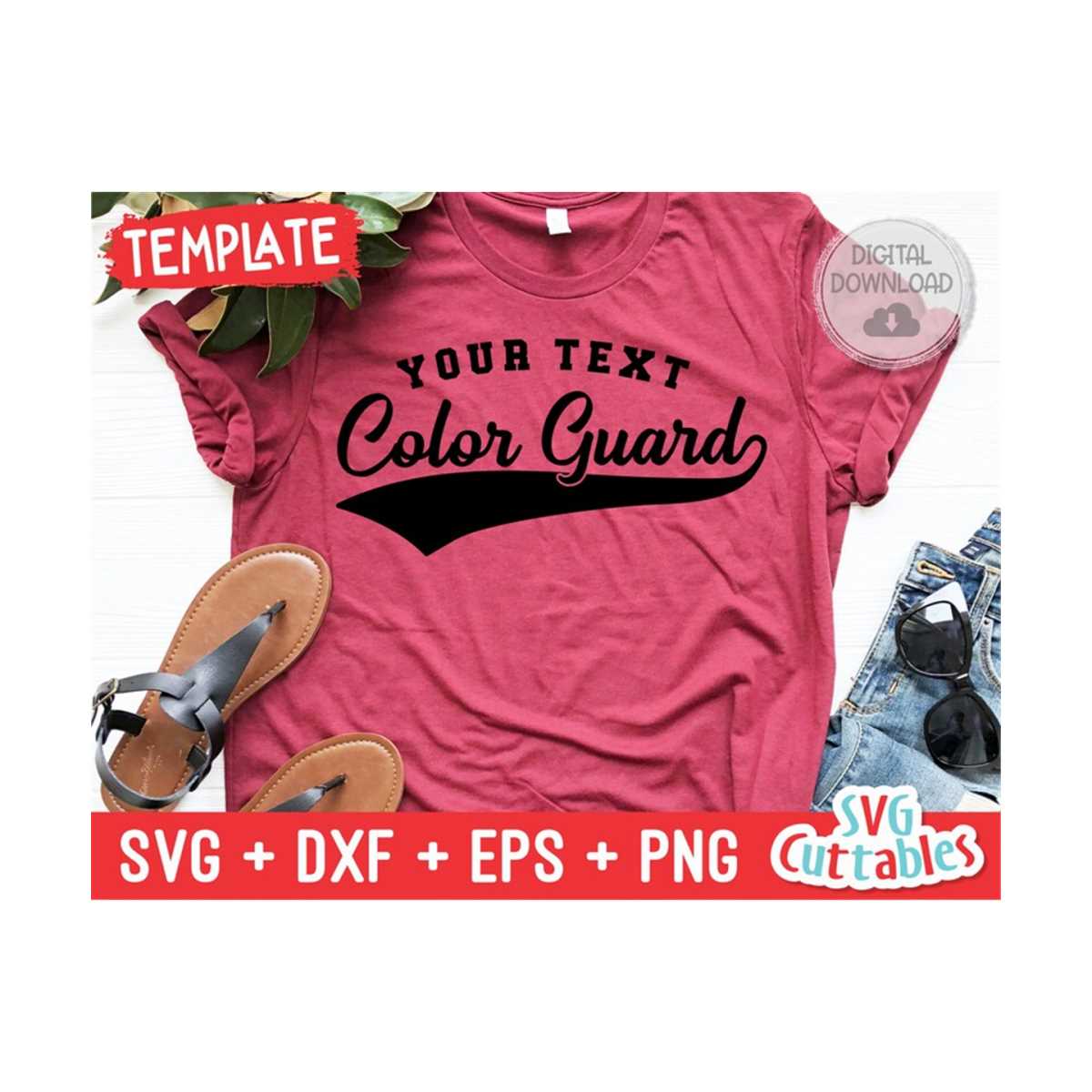 Color Guard svg - Color Guard Template 0013 - svg - dxf - e | Inspire ...