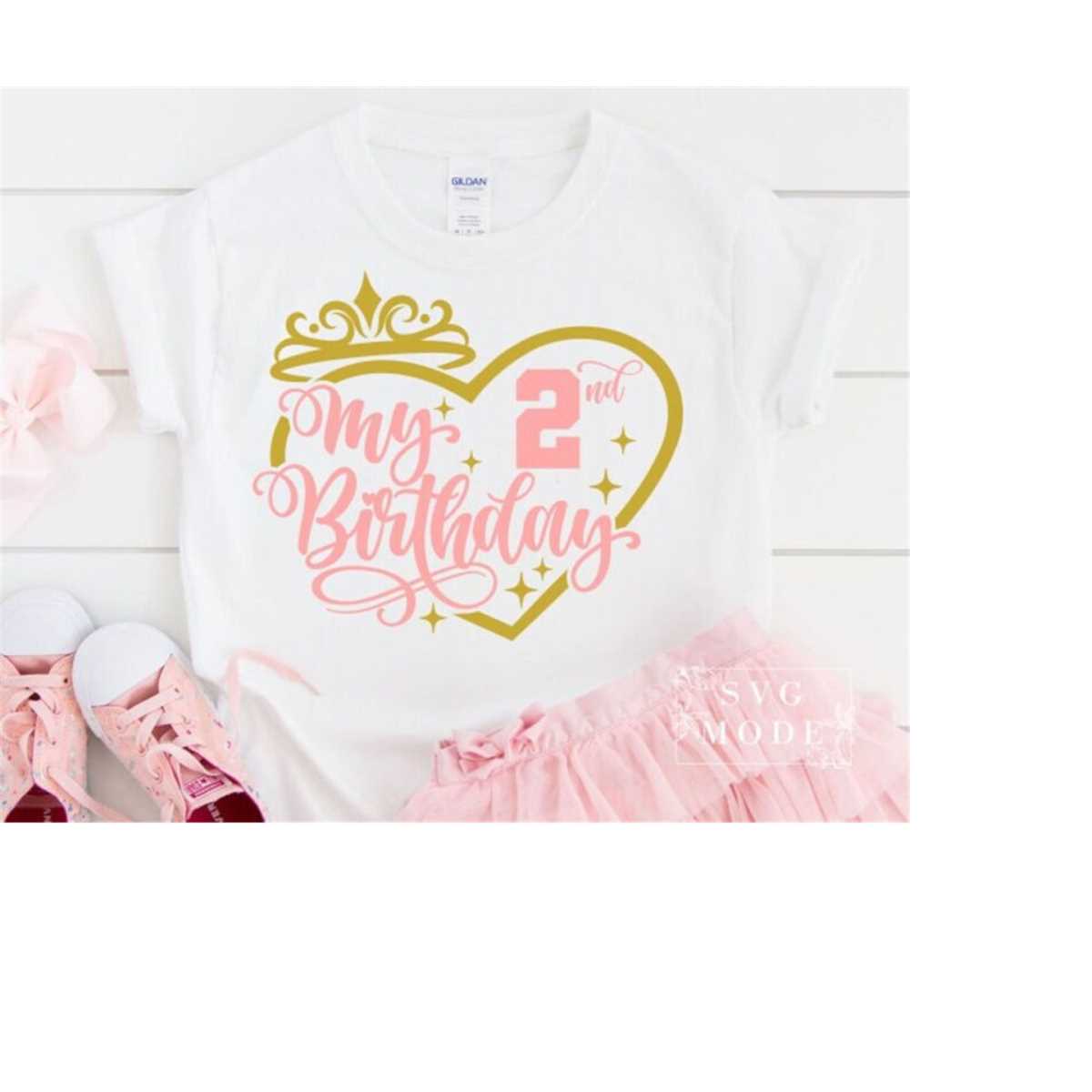 Second Birthday SVG PNG PDF , 2nd Birthday Svg, Birthday Svg | Inspire ...