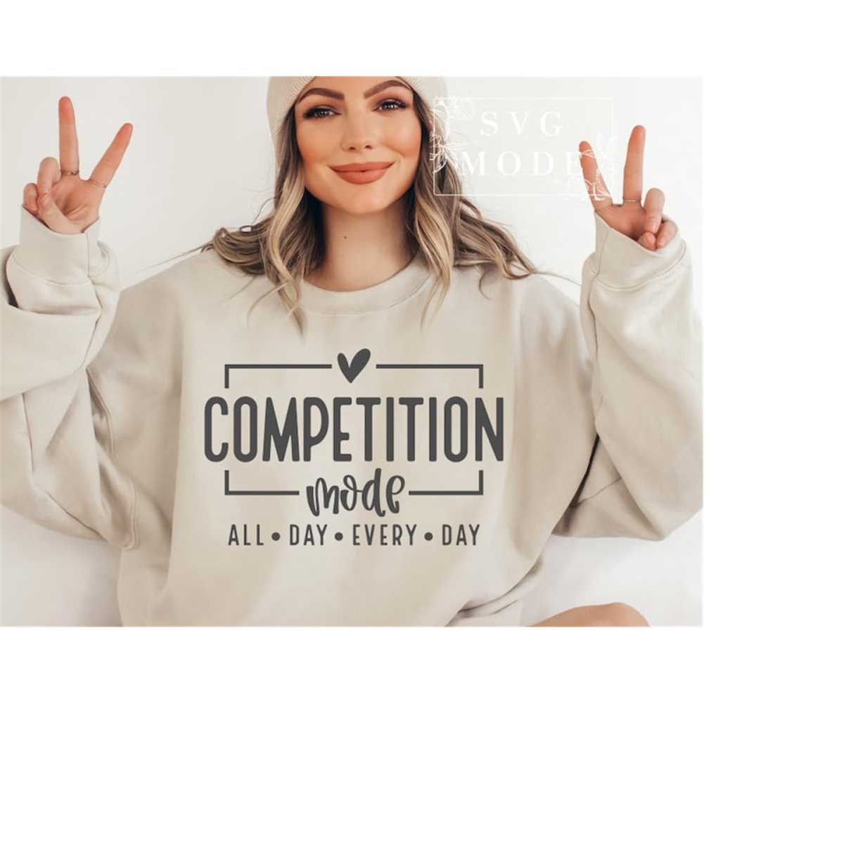 Competition Mode SVG PNG, Cheer Shirt, Cheerleader Svg, Game | Inspire ...