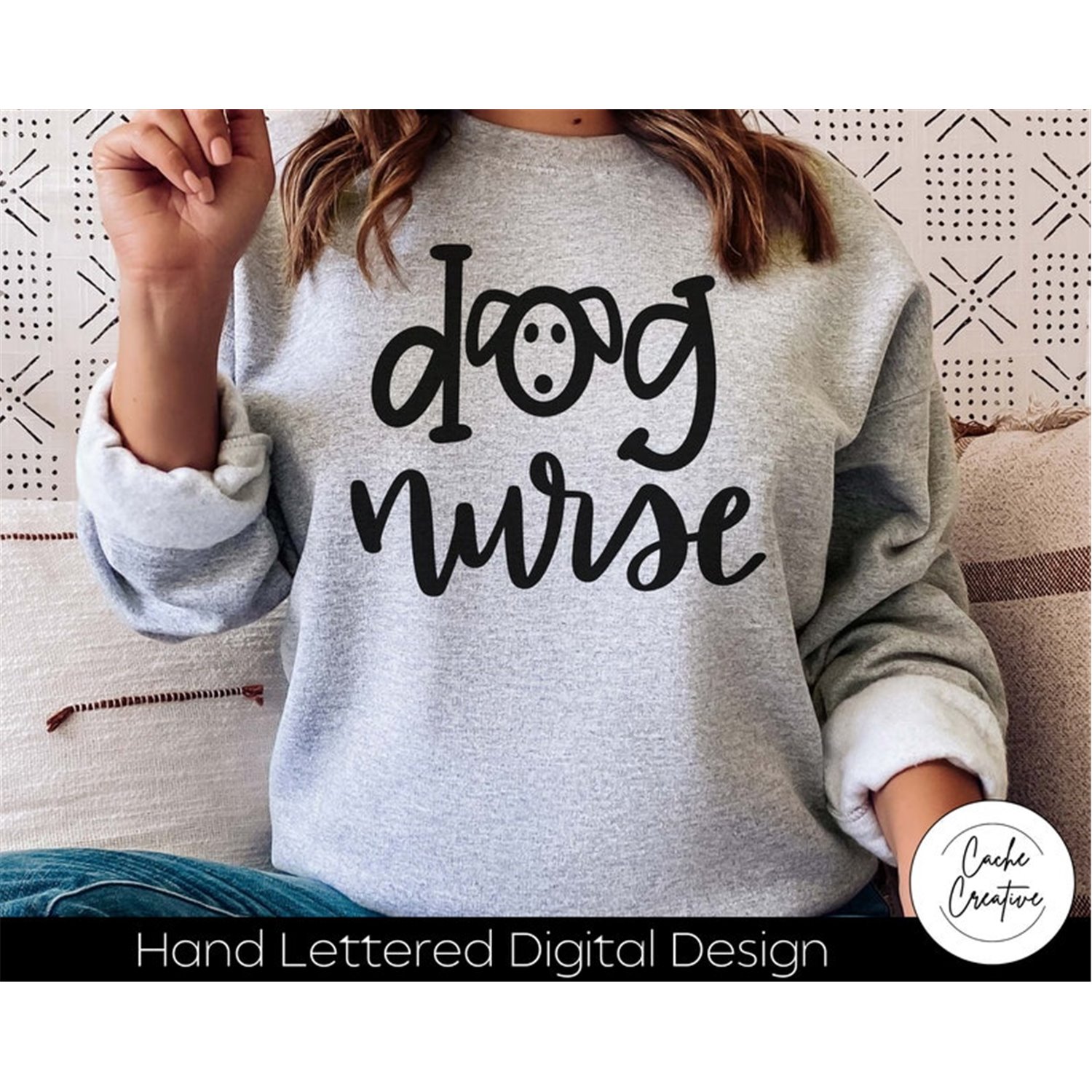 Dog Nurse Vet Tech SVG INSTANT DOWNLOAD dxf, svg, eps, png, | Inspire ...