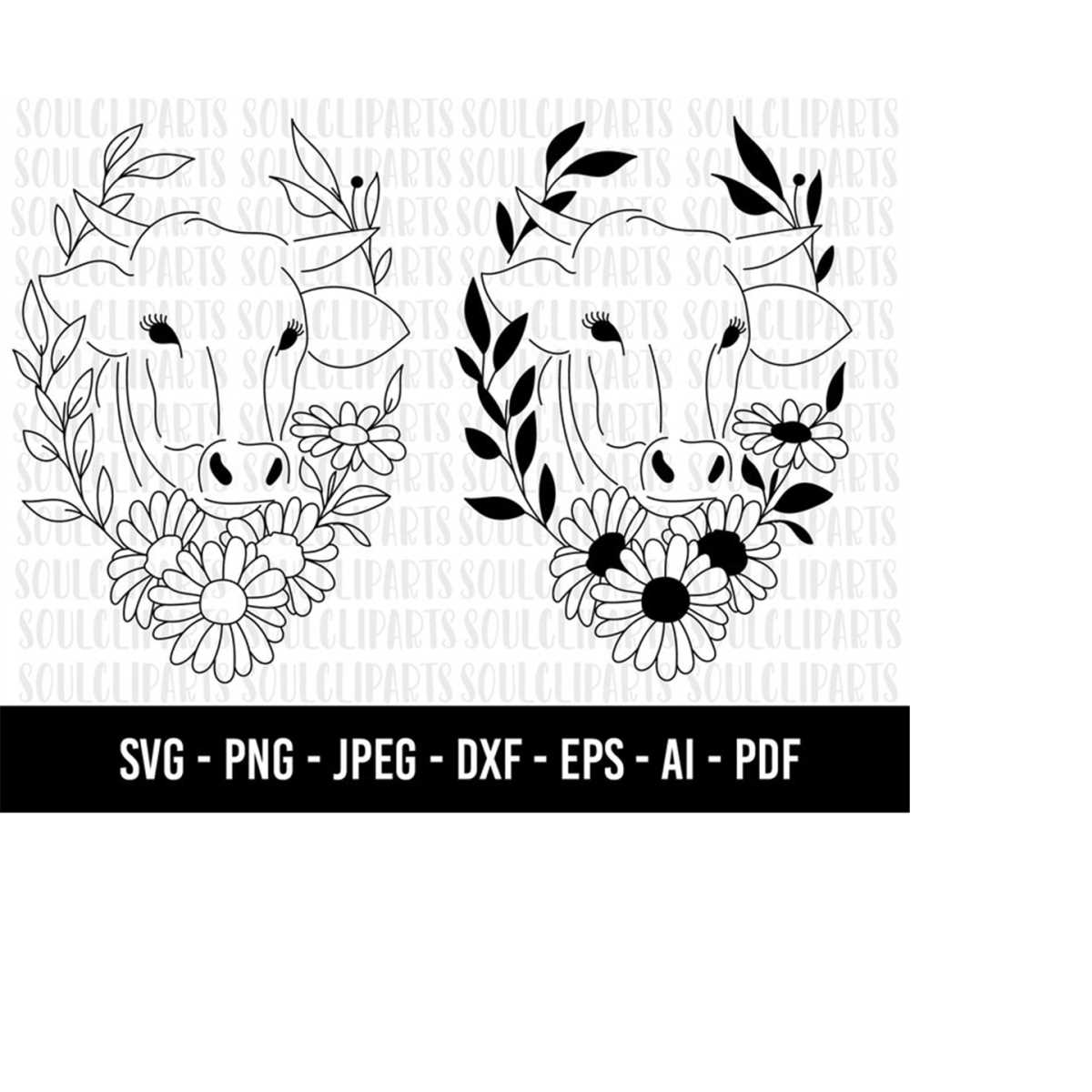 COD155-cow head svg/Friends not food svg/vegan svg/Cow Head | Inspire ...