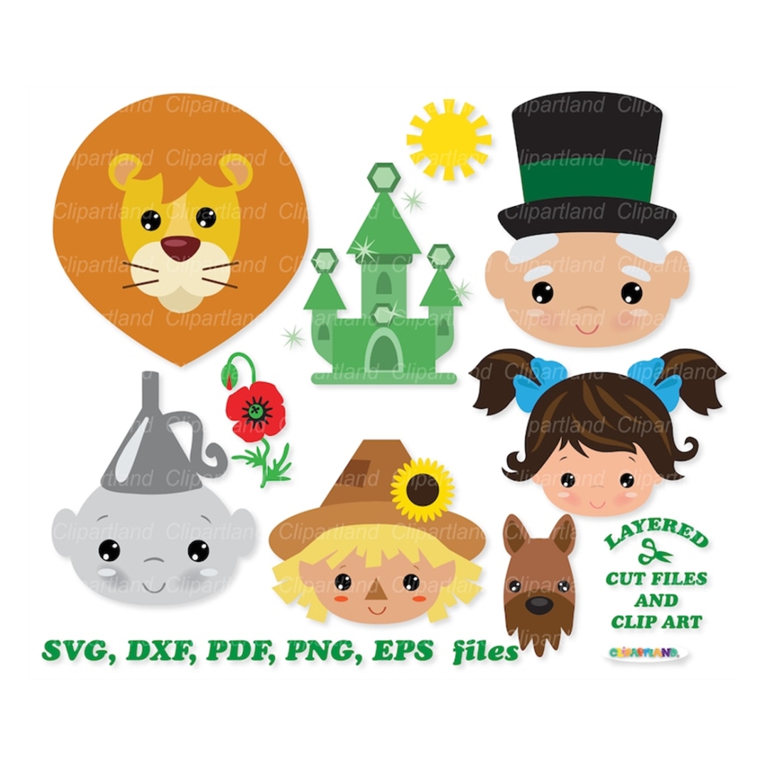INSTANT Download. Wizard Oz cut files and clip art. Commerci | Inspire ...