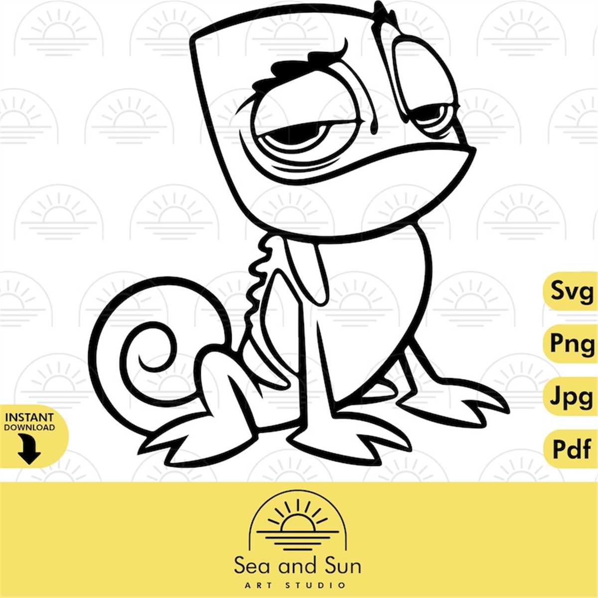 Pascal Svg Tangled Disneyland Ears Svg Tangled Clip art File - Inspire ...