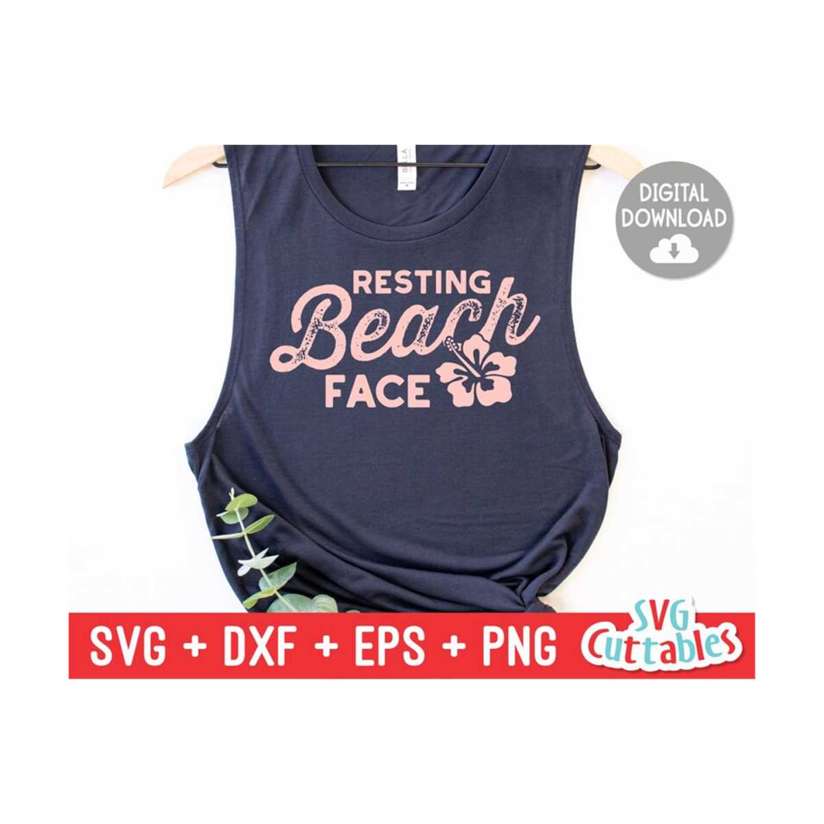 Resting Beach Face svg - Summer Cut File - Beach - Funny - Q | Inspire ...
