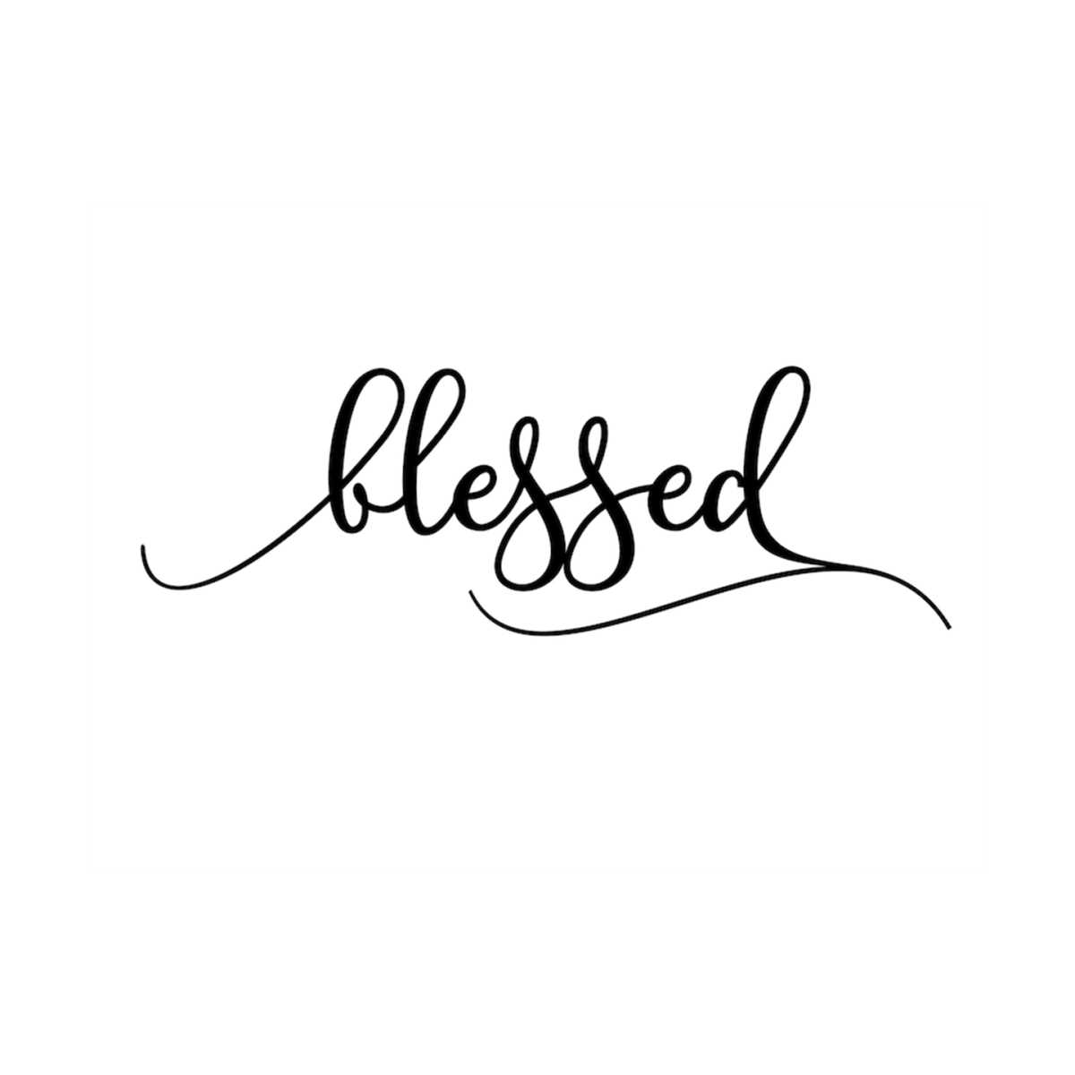 Blessed Svg File, Blessed Word Svg, Blessed Cut File, Blesse - Inspire ...