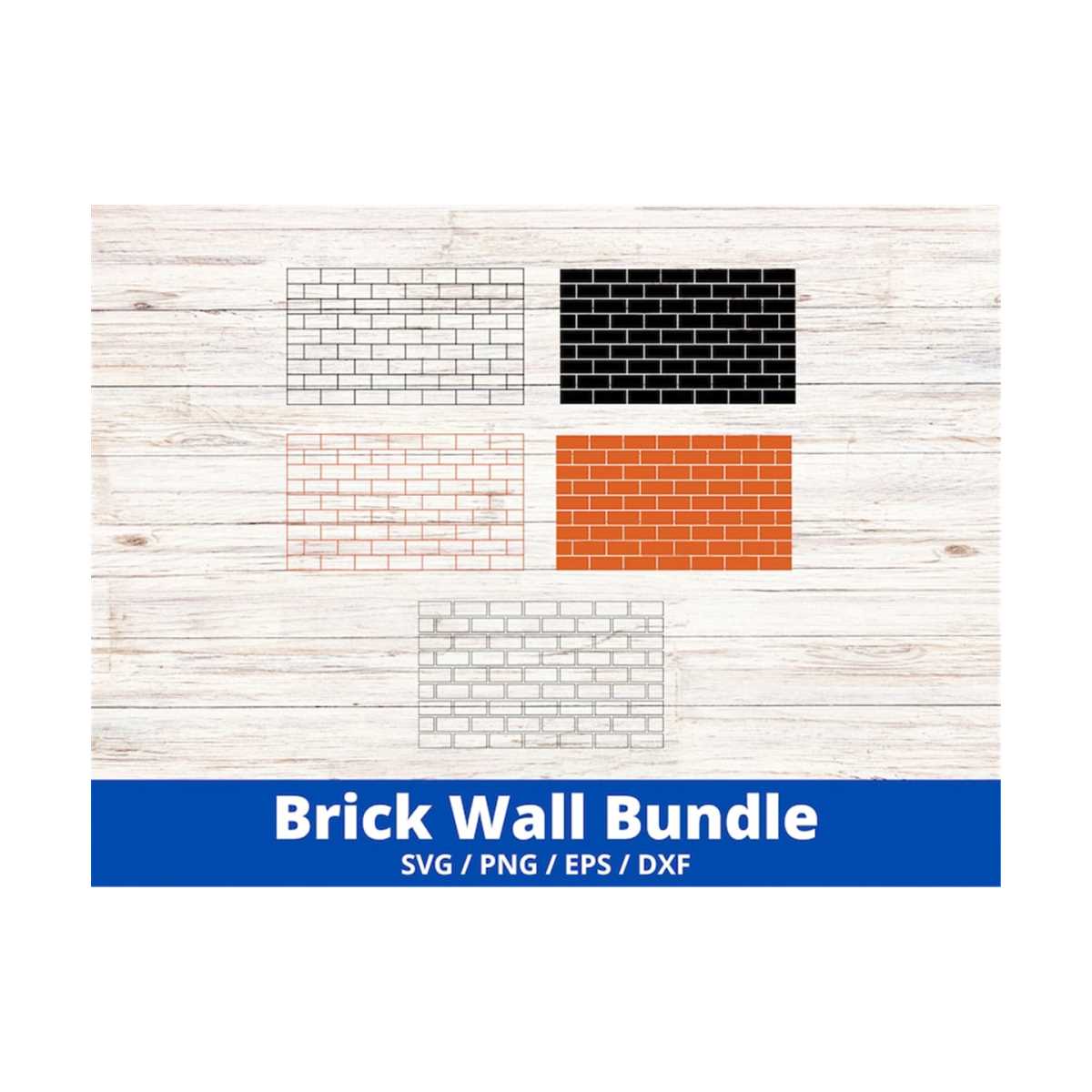 Brick Wall SVG Bundle, Brick Wall Pattern Cut Files, Brick W | Inspire ...