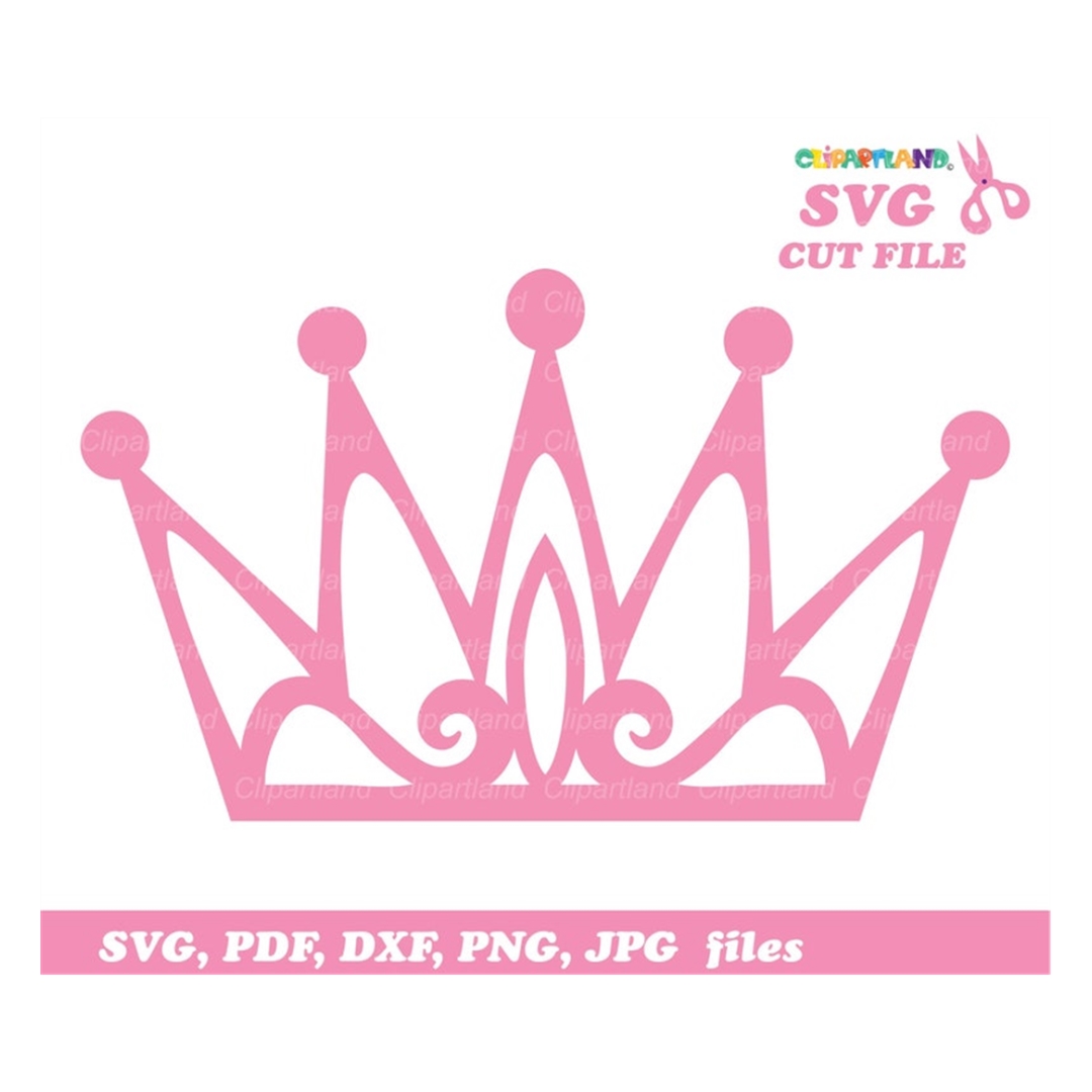 INSTANT Download. Princess crown svg cut file and clip art. | Inspire ...