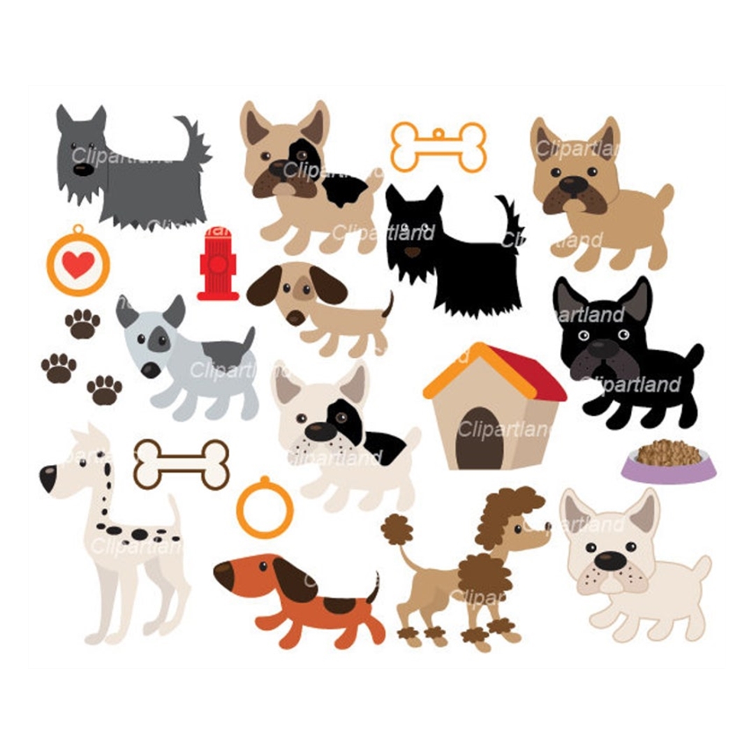 INSTANT Download. Dogs clip art. Cd_20. Personal and commerc | Inspire ...