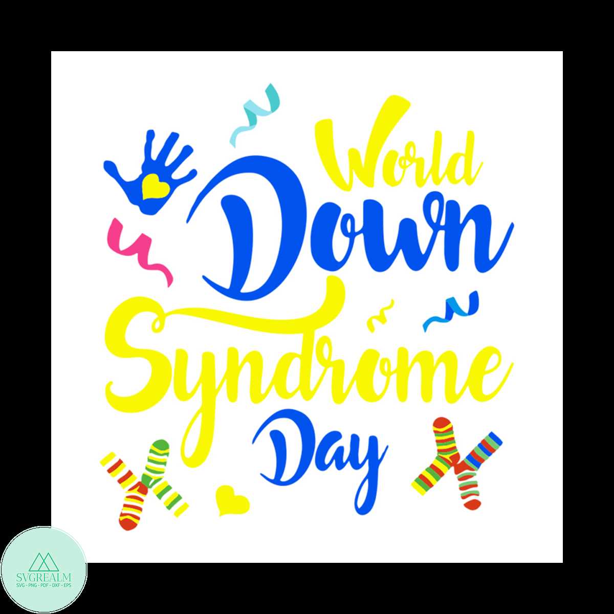 World Down Syndrome Day Socks Svg, Awareness Svg, Syndrome S - Inspire ...