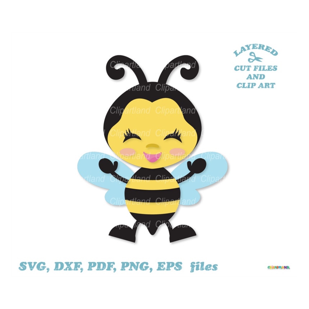 INSTANT Download. Cute busy bee svg cut file and clip art. P | Inspire ...