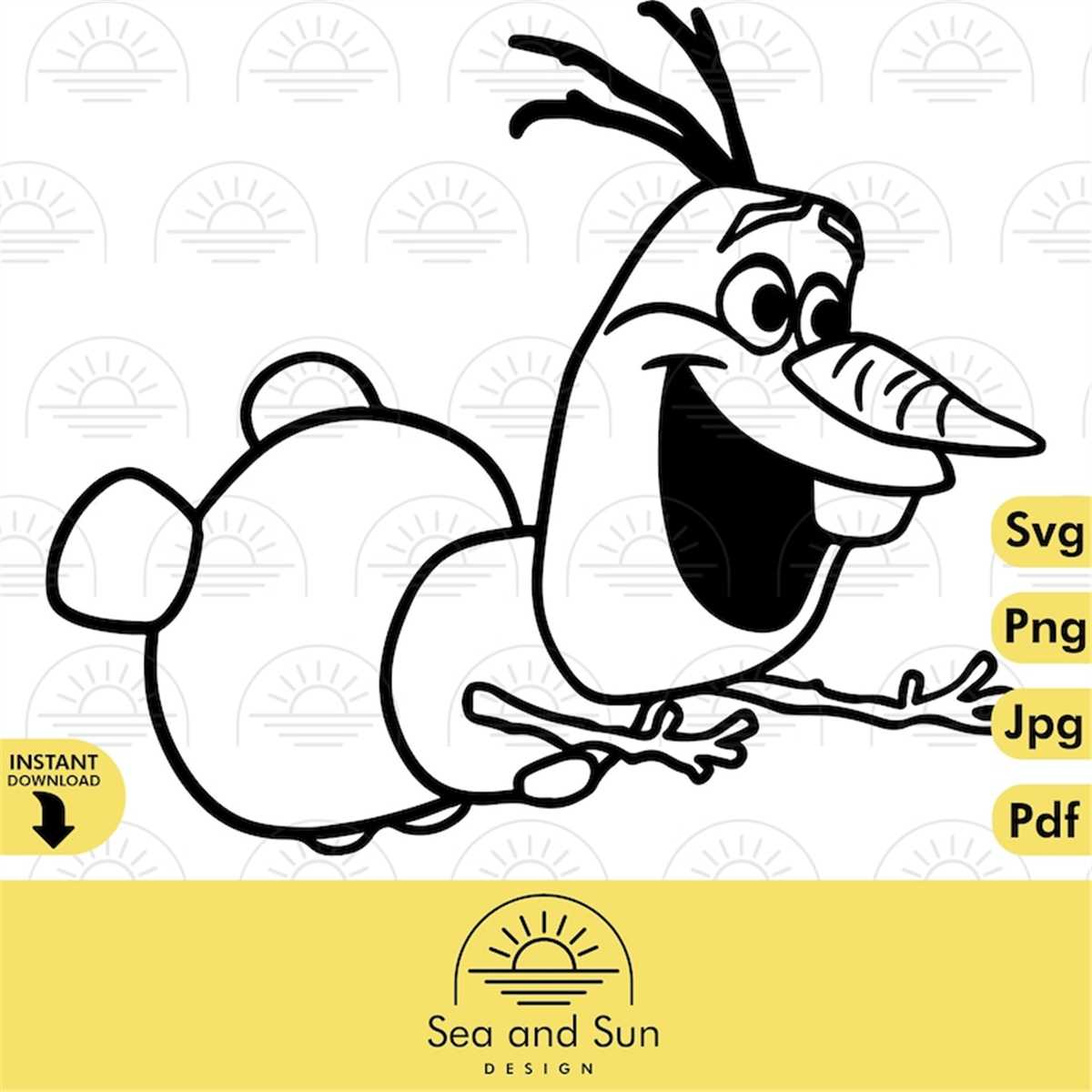 Olaf Svg Clip art Files, Frozen, Disneyland Ears, Digital, D - Inspire ...