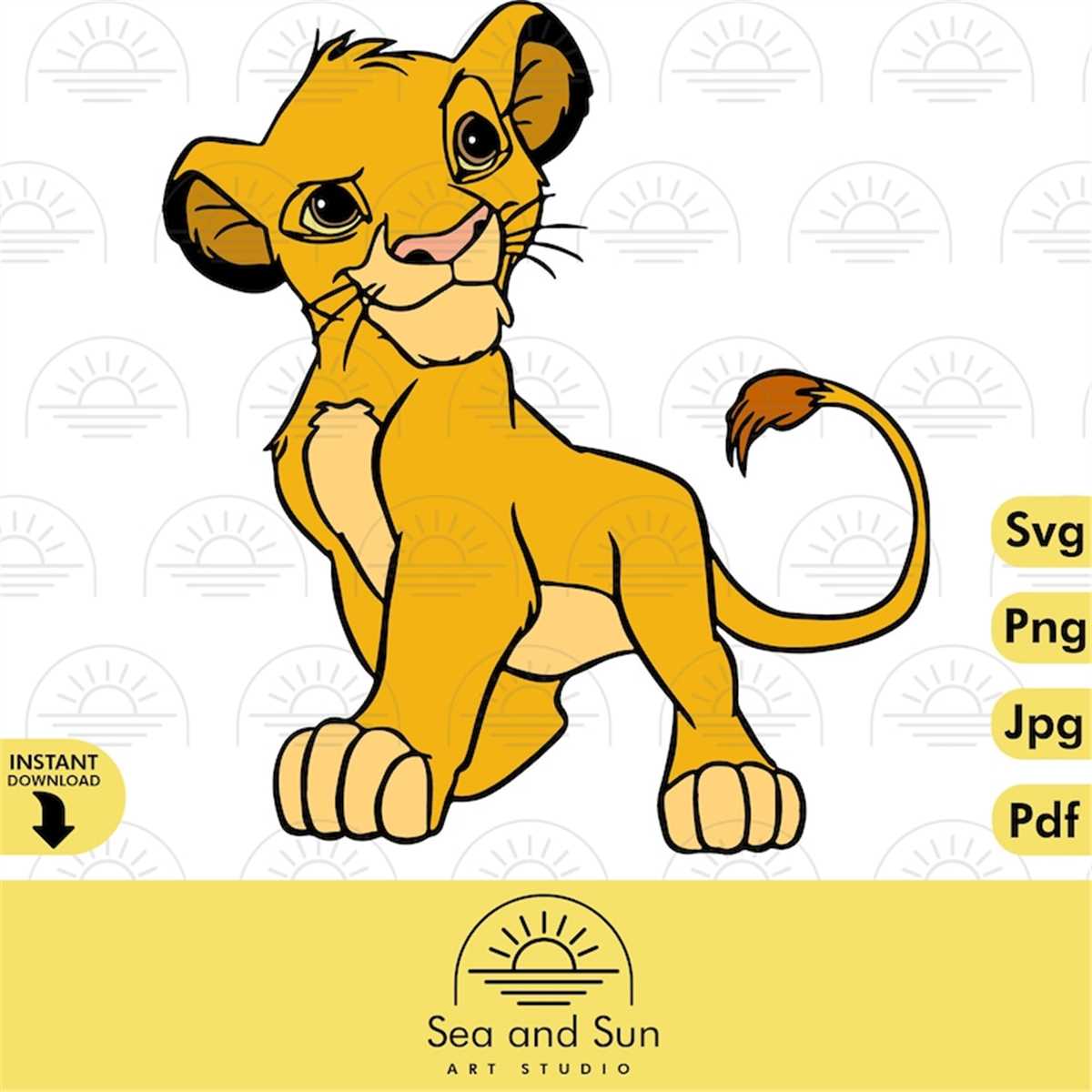 Lion King Vector Svg, Simba Disneyland Ears Svg, Png The Li | Inspire ...
