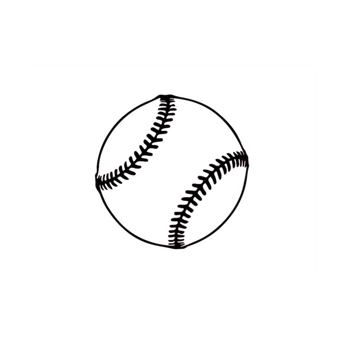 Baseball Outline Svg, Baseball Svg, Baseball Outline Cut Fil - Inspire ...