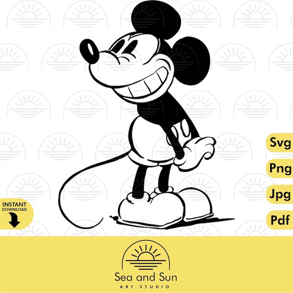 Vector Mouse Traditional Svg, Disneyland Ears Svg, Png Clip - Inspire ...