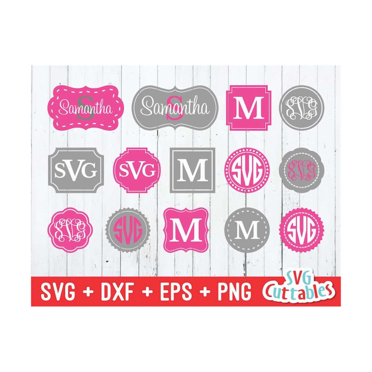 Monogram Frames svg, monogram frames dxf, monogram frame, Si - Inspire ...