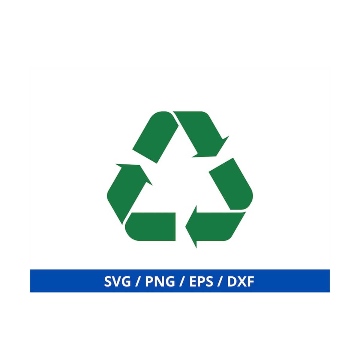 Recycling Symbol SVG, Recycle Logo Cut Files, Recyclable Log - Inspire ...