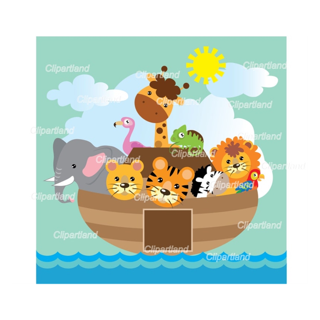 INSTANT DOWNLOAD. Noah's Ark clip art. Ca_1. Personal and co | Inspire ...