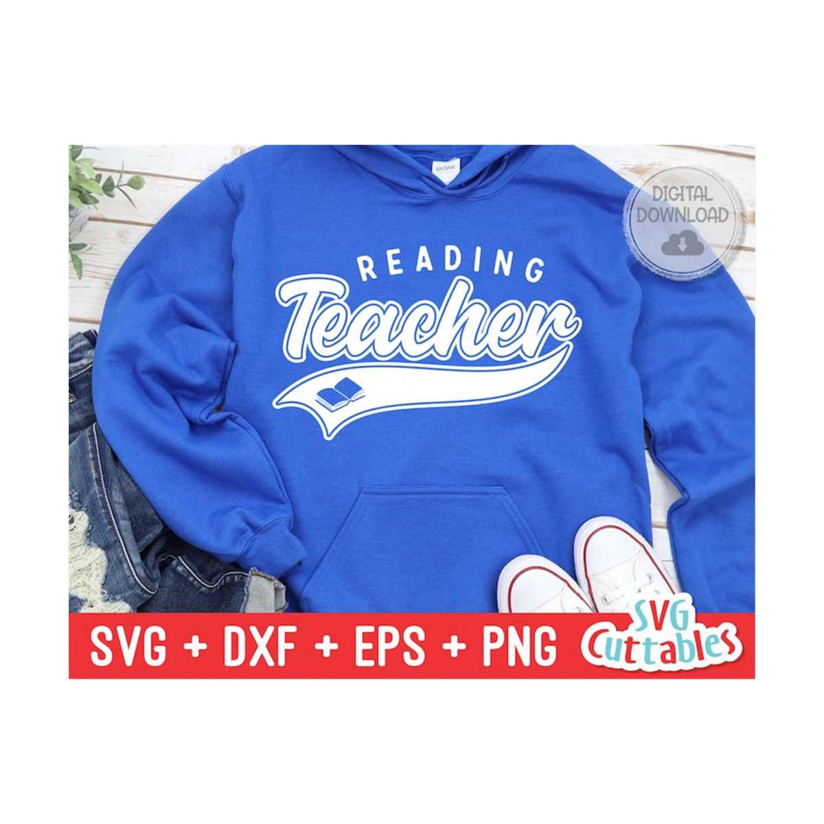 Reading Teacher svg - Teacher Cut File - Occupation - Swoosh | Inspire ...