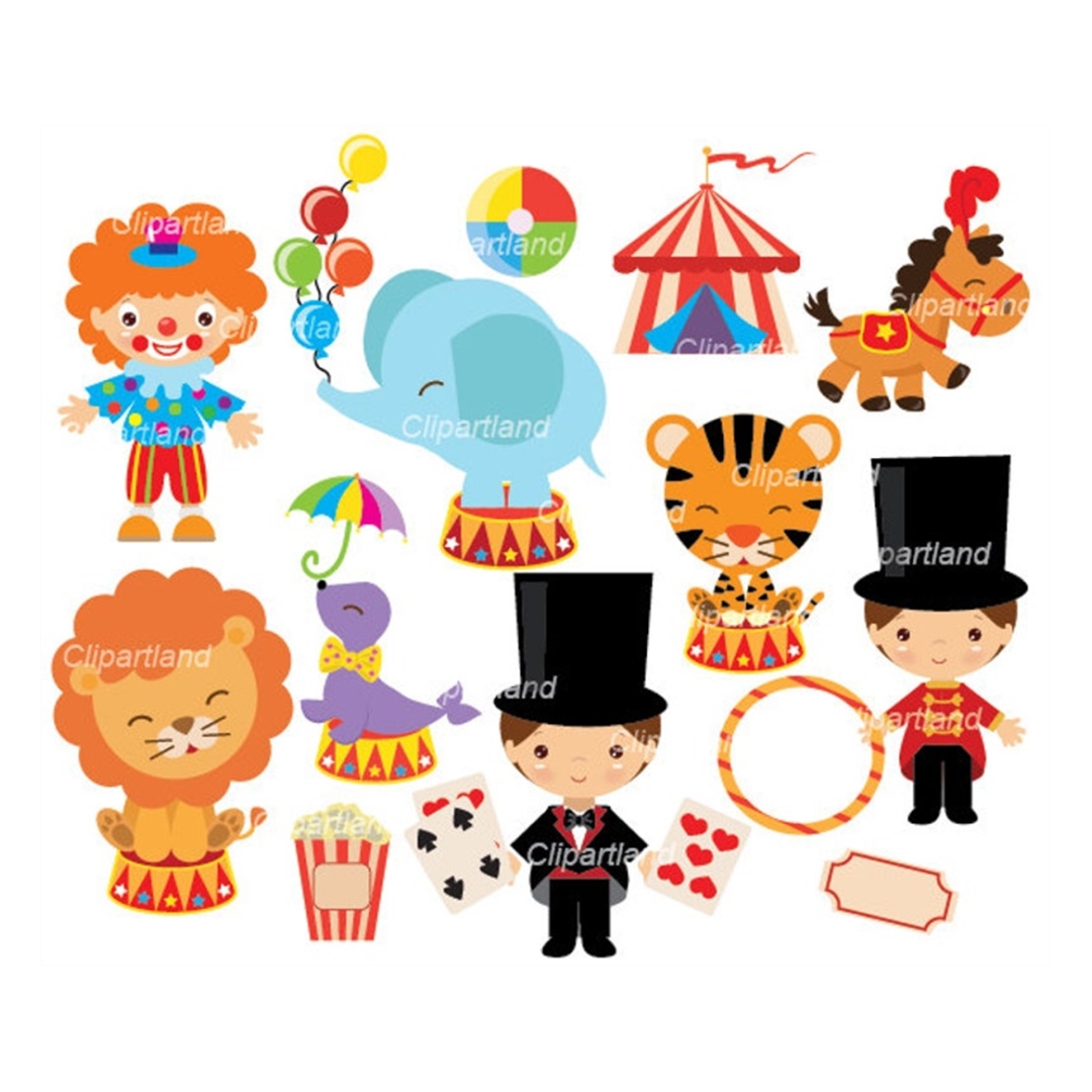 INSTANT Download. Circus clip art. Ccirc_ 20. Personal and c | Inspire ...