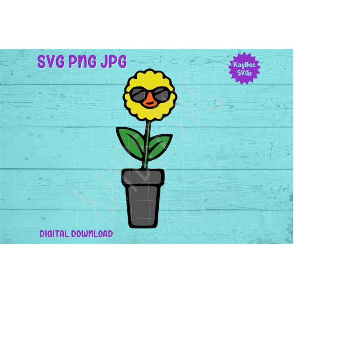 Dancing Flower SVG PNG JPG Clipart Digital Cut File Download | Inspire ...