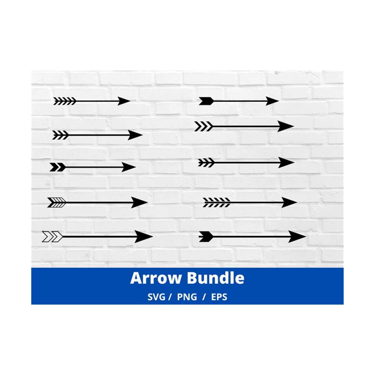 Arrow SVG Bundle, Arrow Png Arrow clipart Boho Tribal arrows - Inspire ...