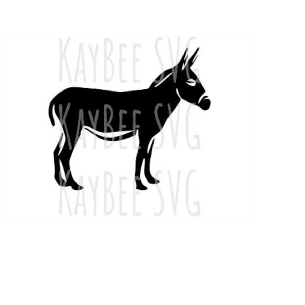 Donkey SVG PNG JPG Clipart Digital Cut File Download for Cri | Inspire ...