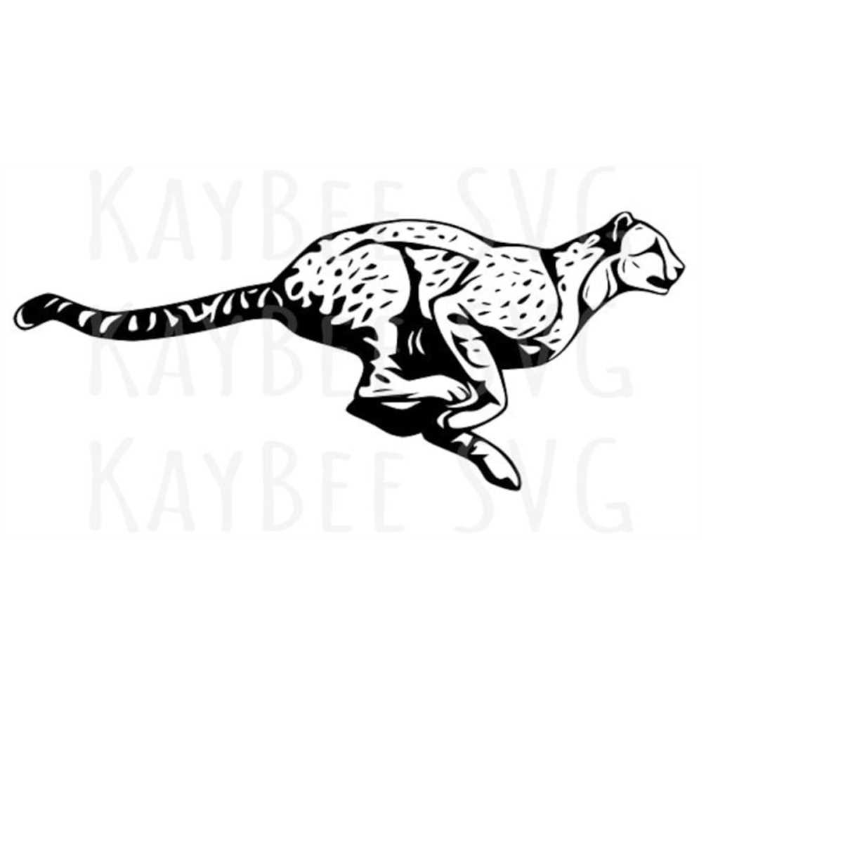 Cheetah SVG PNG JPG Clipart Digital Cut File Download for Cr - Inspire ...