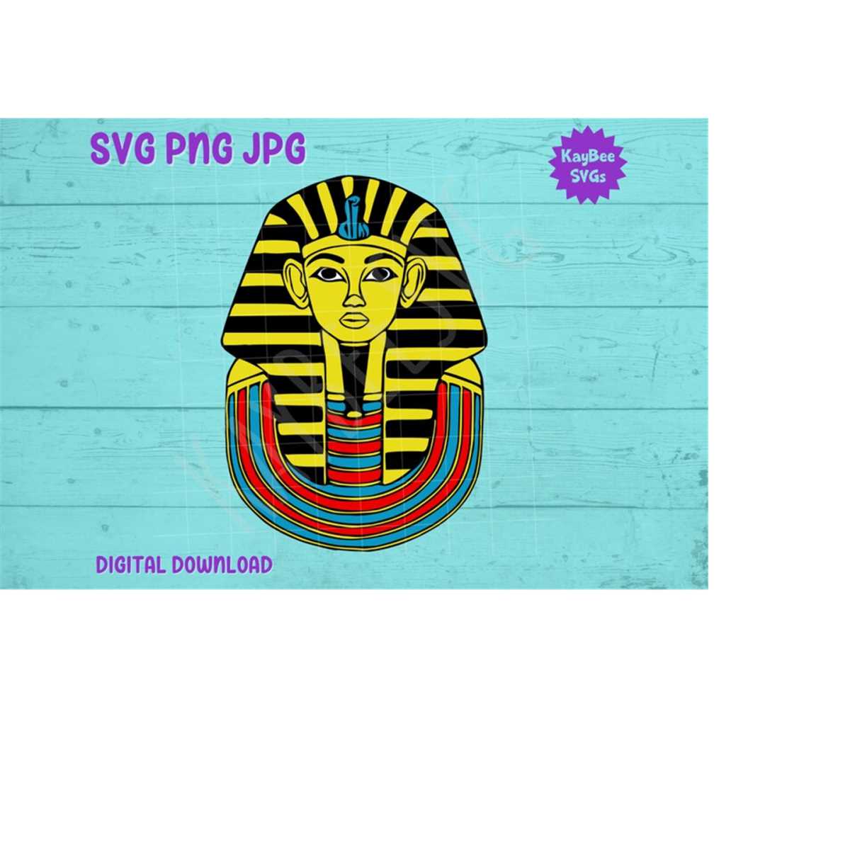 Egyptian Sarcophagus Mummy Sphinx SVG PNG JPG Clipart Digita - Inspire ...