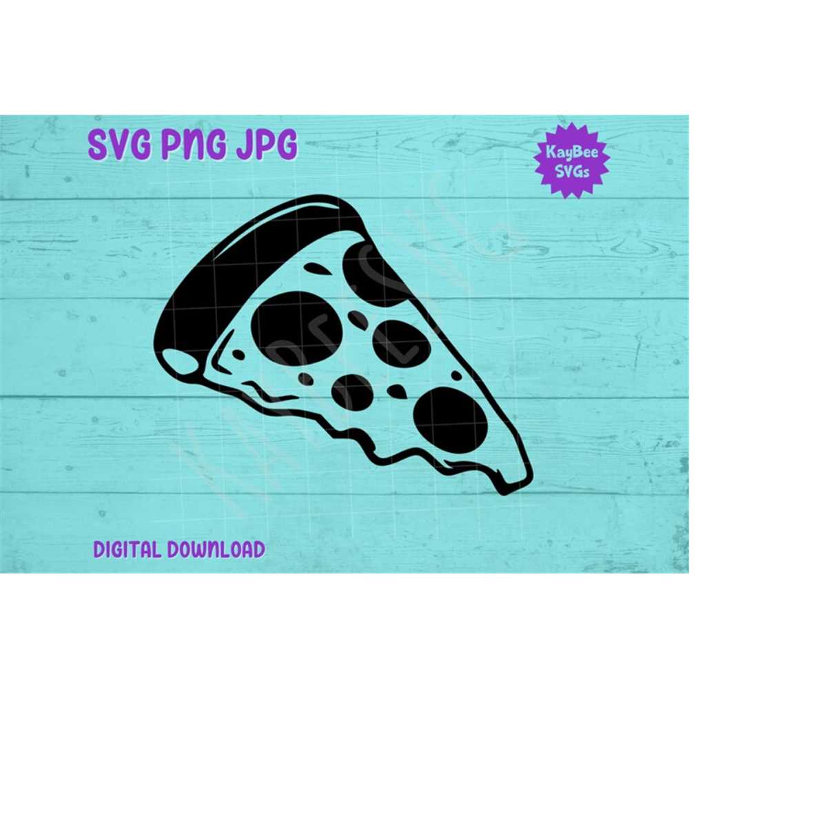 Slice of Pizza SVG PNG JPG Clipart Digital Cut File Download - Inspire ...