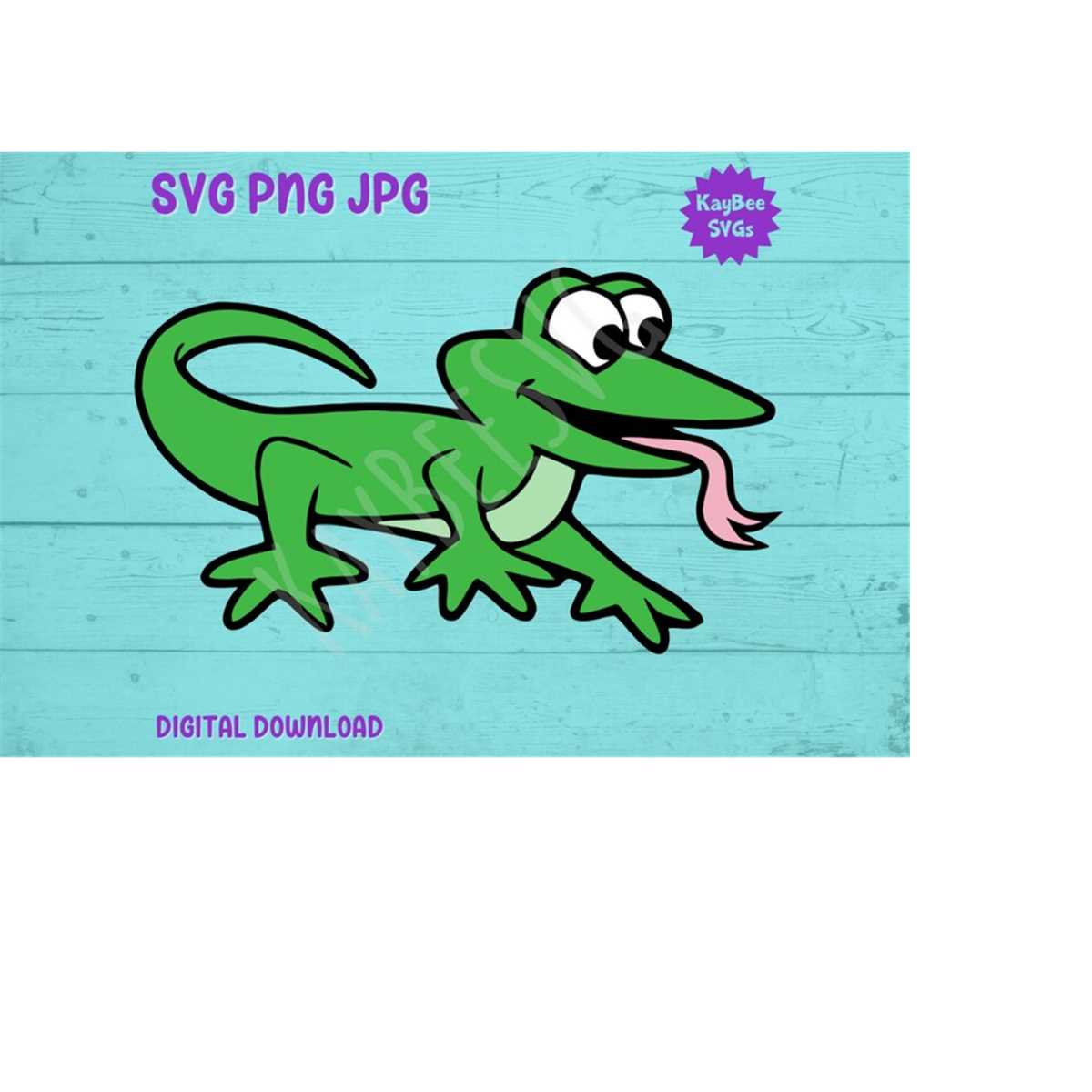 Lizard SVG PNG JPG Clipart Digital Cut File Download for Cri | Inspire ...