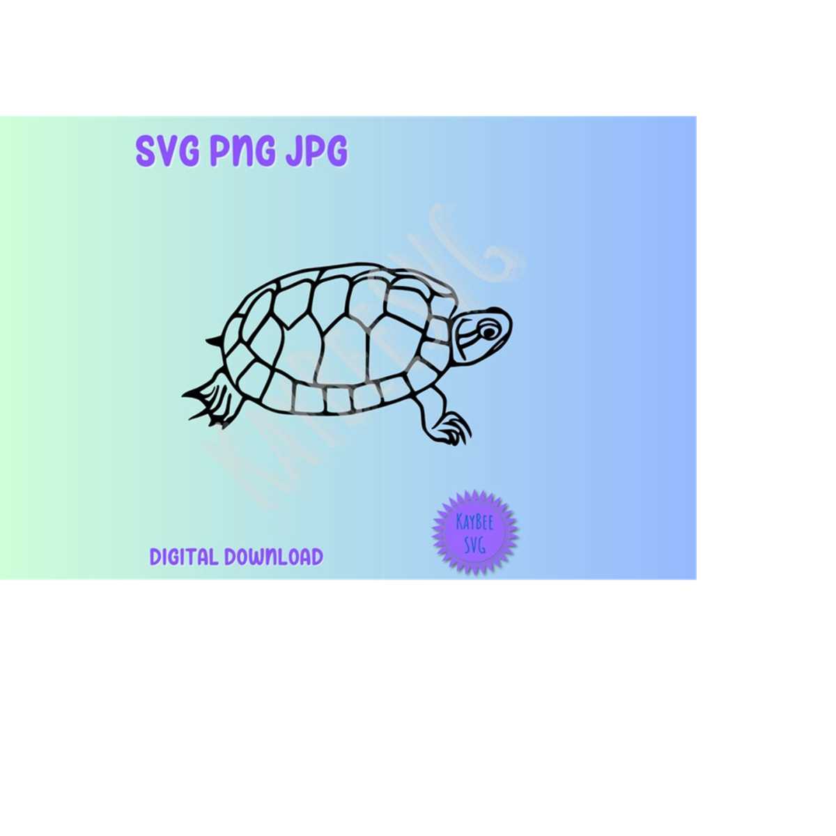 Turtle SVG PNG JPG Clipart Digital Cut File Download for Cri - Inspire ...