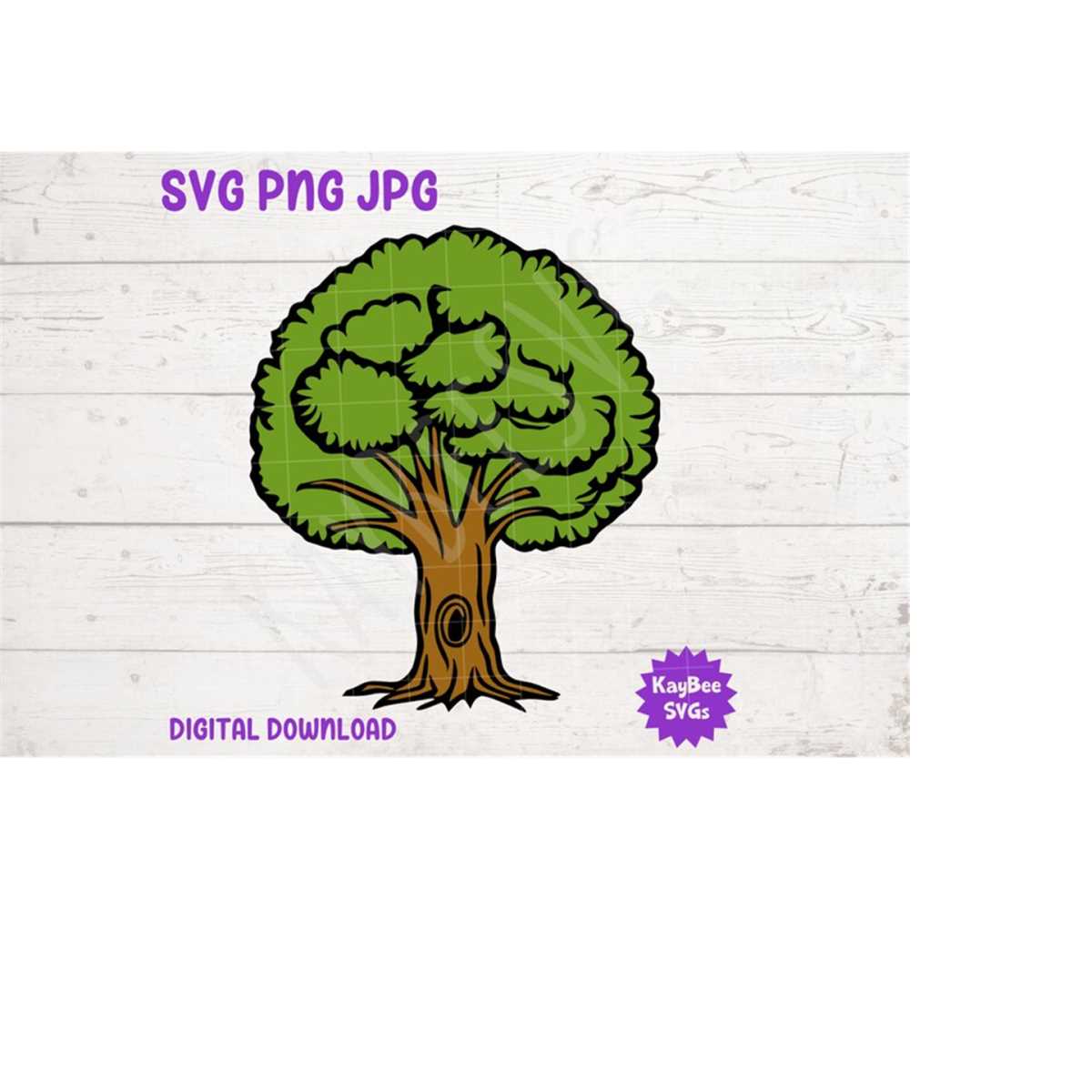 Ficus Tree SVG PNG JPG Clipart Digital Cut File Download for - Inspire ...