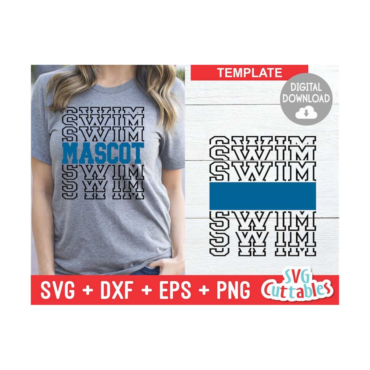 Swim svg - Swim Cut File - Swim Template 001 - svg - eps - d | Inspire ...