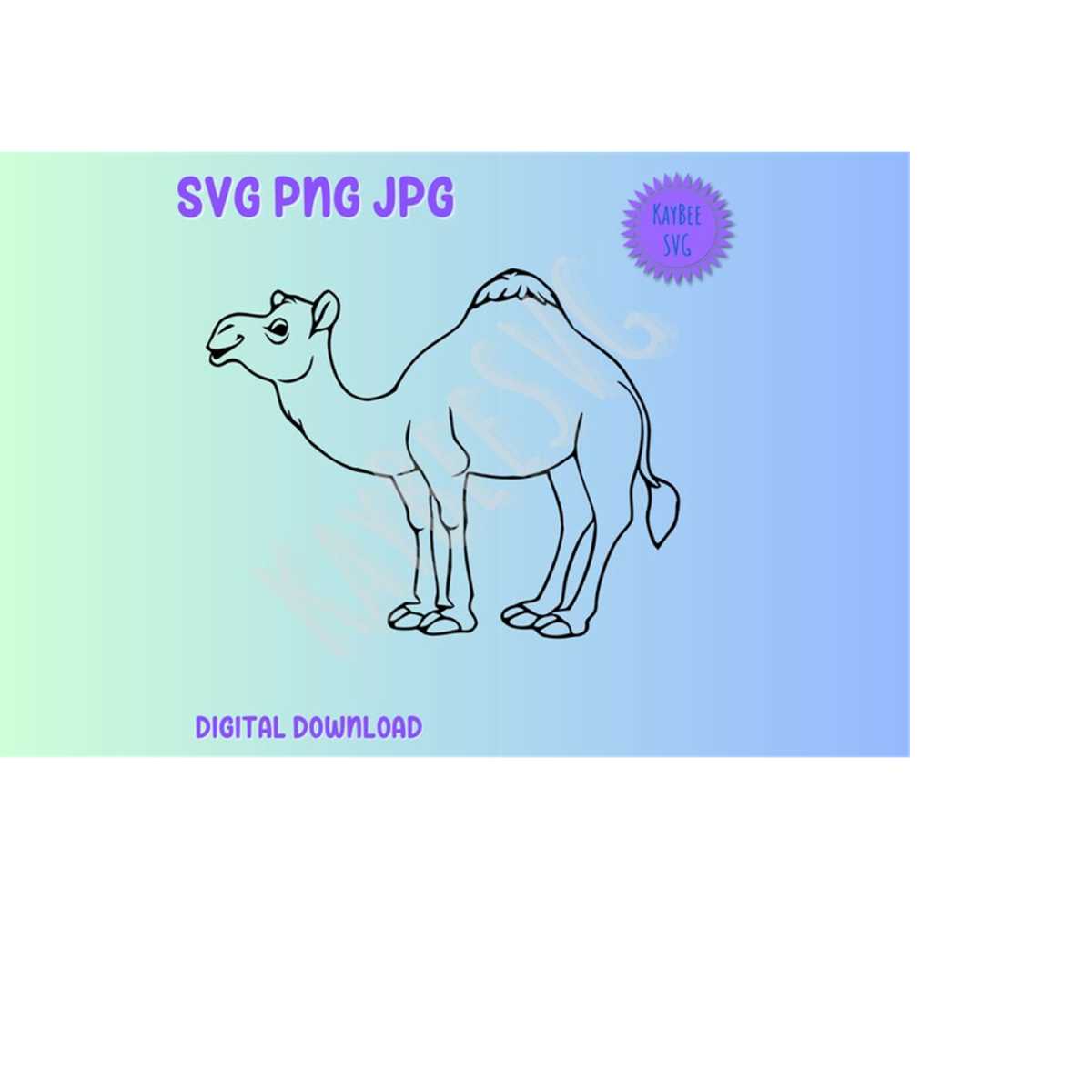 Camel SVG PNG JPG Clipart Digital Cut File Download for Cric - Inspire ...