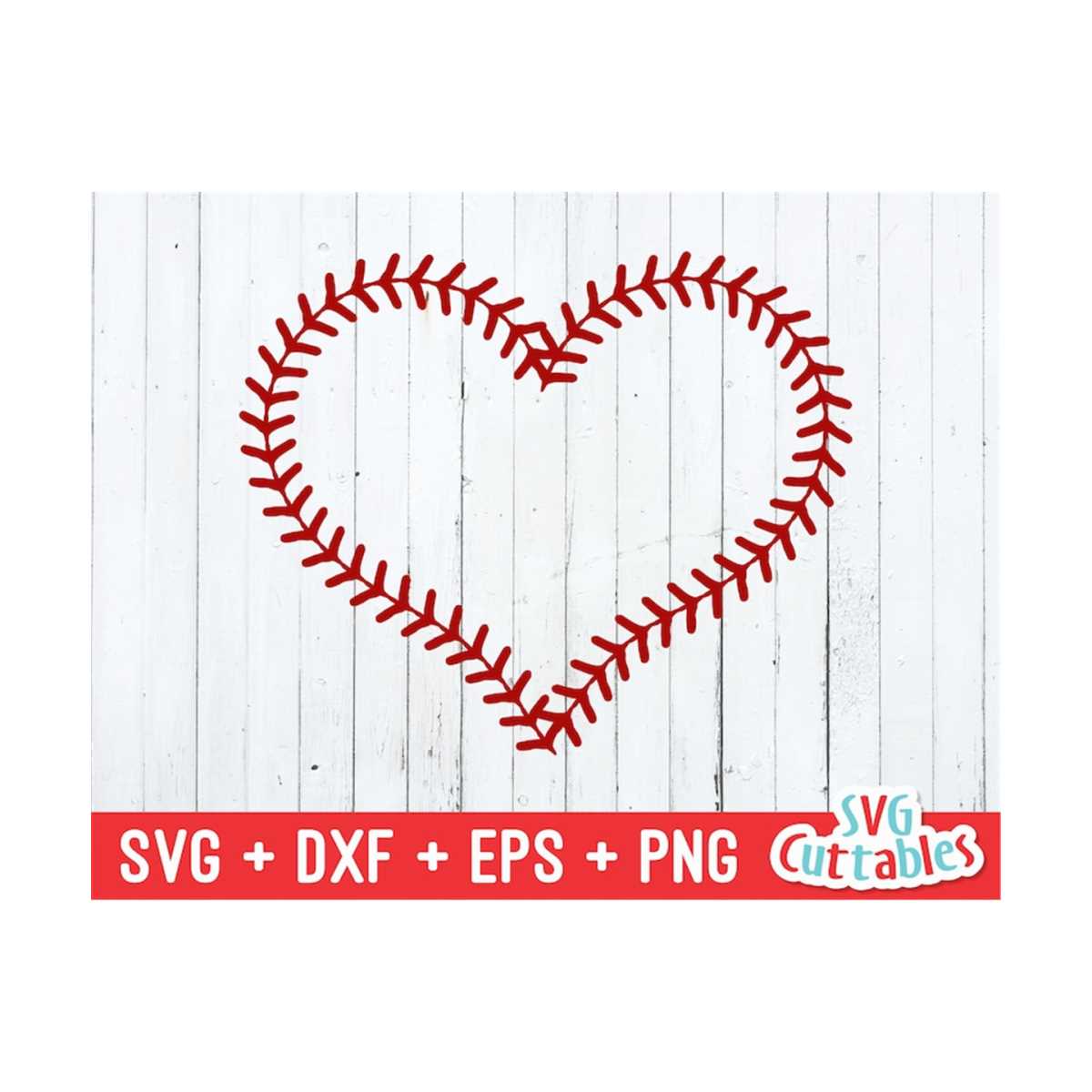 Baseball Stitches Heart svg - Baseball Cut File svg - dxf - - Inspire ...
