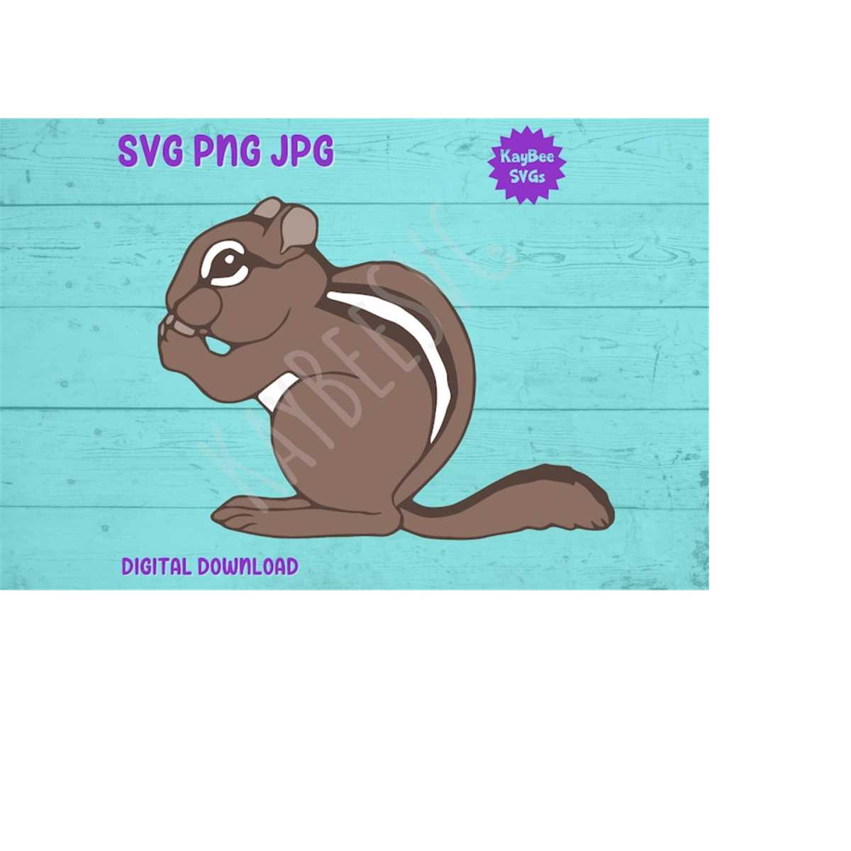 Chipmunk SVG PNG JPG Clipart Digital Cut File Download for C - Inspire ...