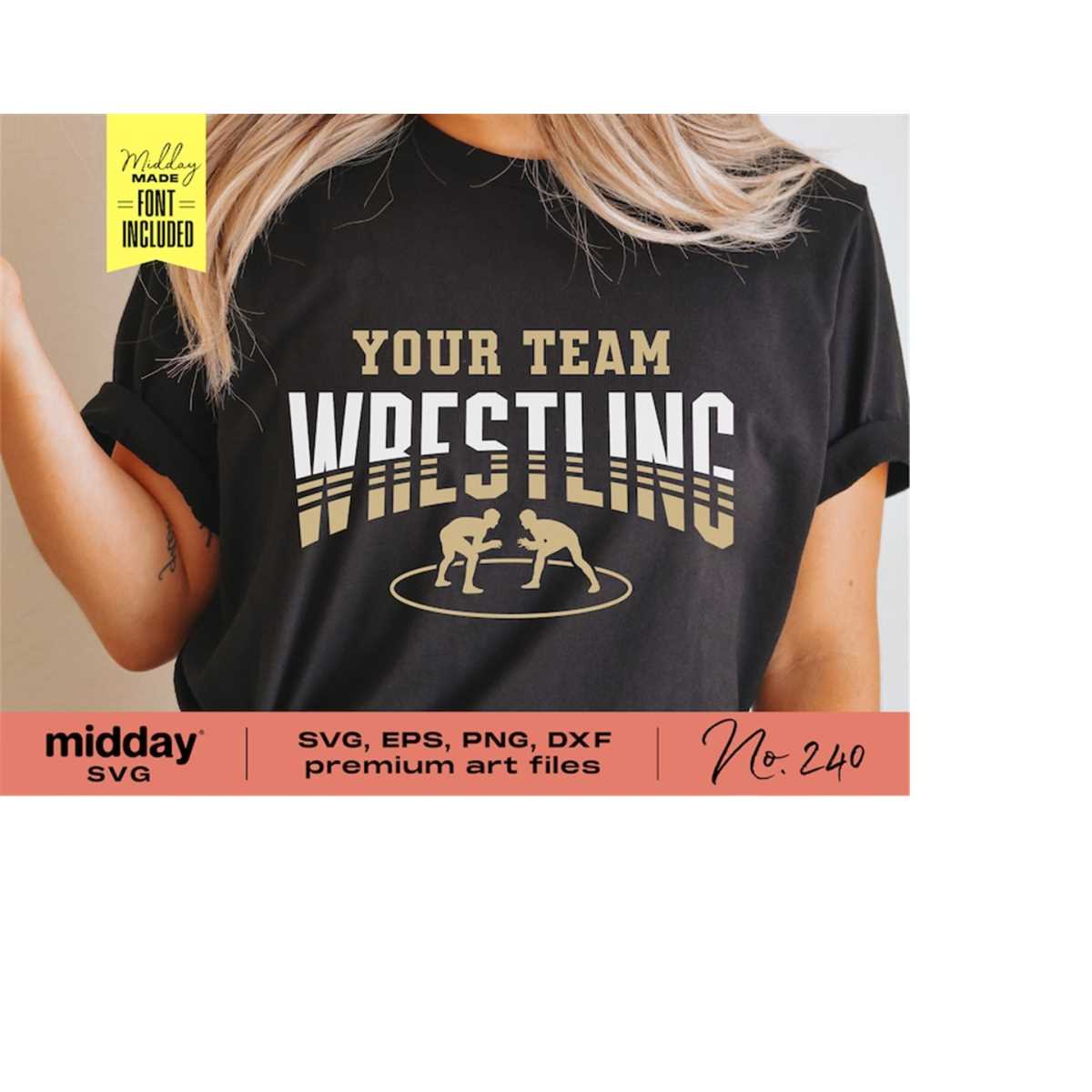 Wrestling Team Template, Svg Png Dxf Eps Ai, Team Shirts, Wr | Inspire ...